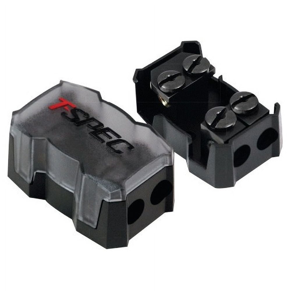 v12 Series - MANL Fused 2 Position Distribution Block - 1/0 AWG In - 4/ ...