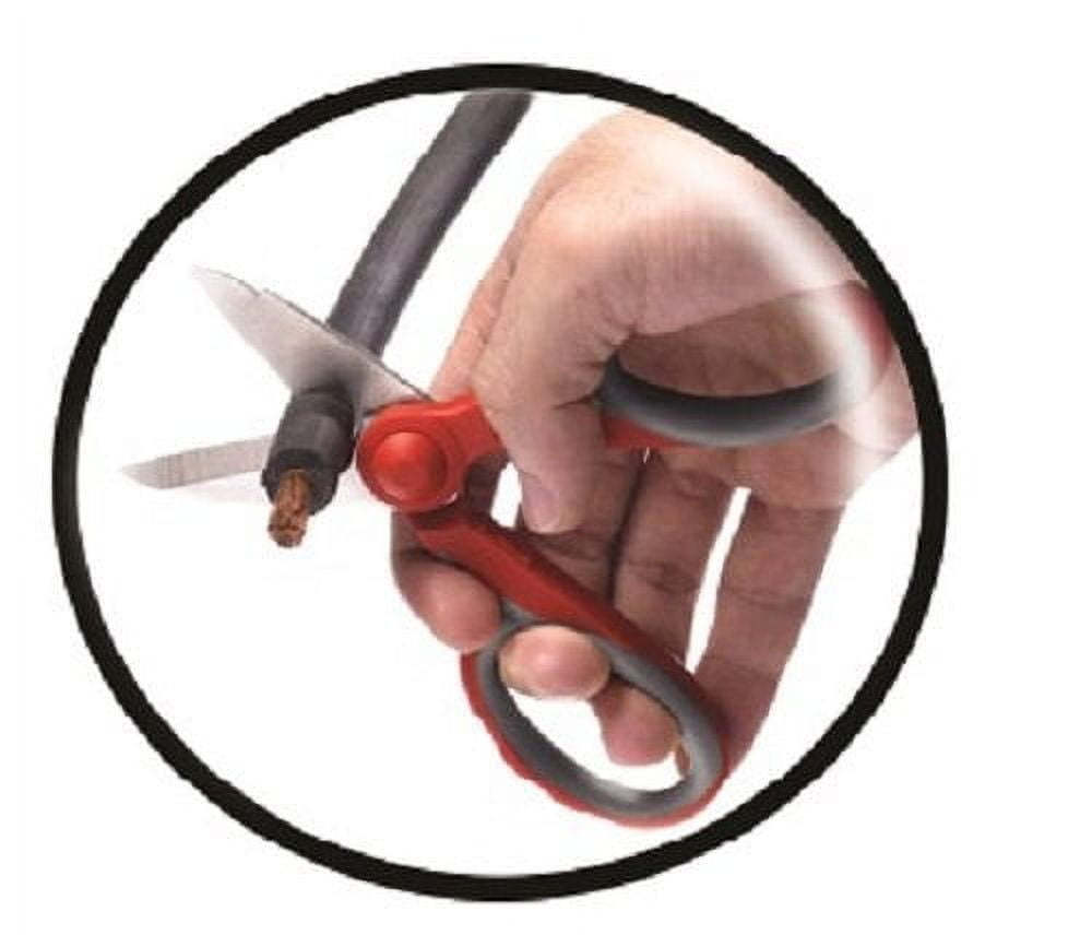 vSHEARS 5 1/2" Multi-Purpose Professional Electricians Shears (2-pack ...