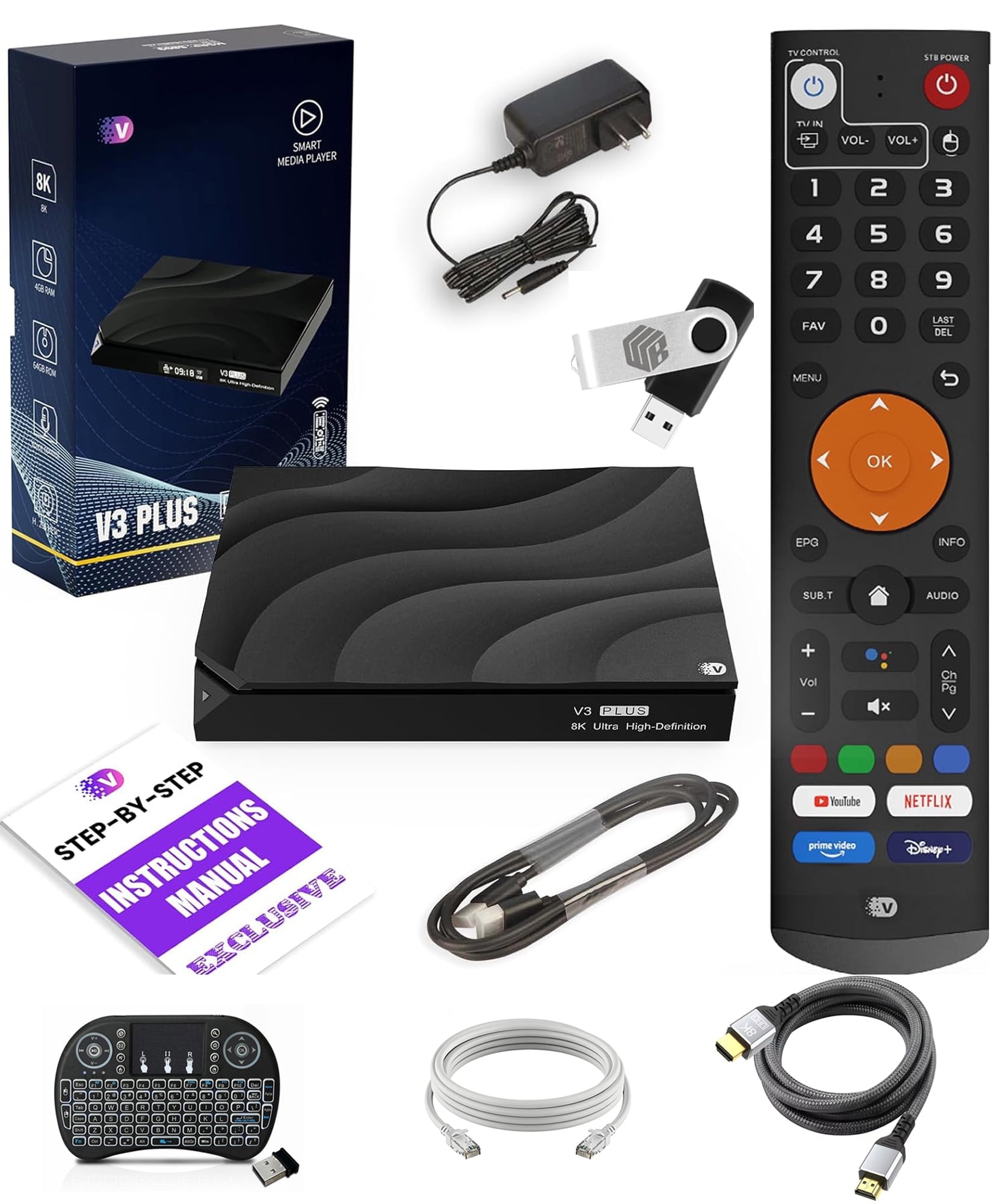 vSeeBox V3 Plus 2025 Newest Version Smart Digital Device for Home ...