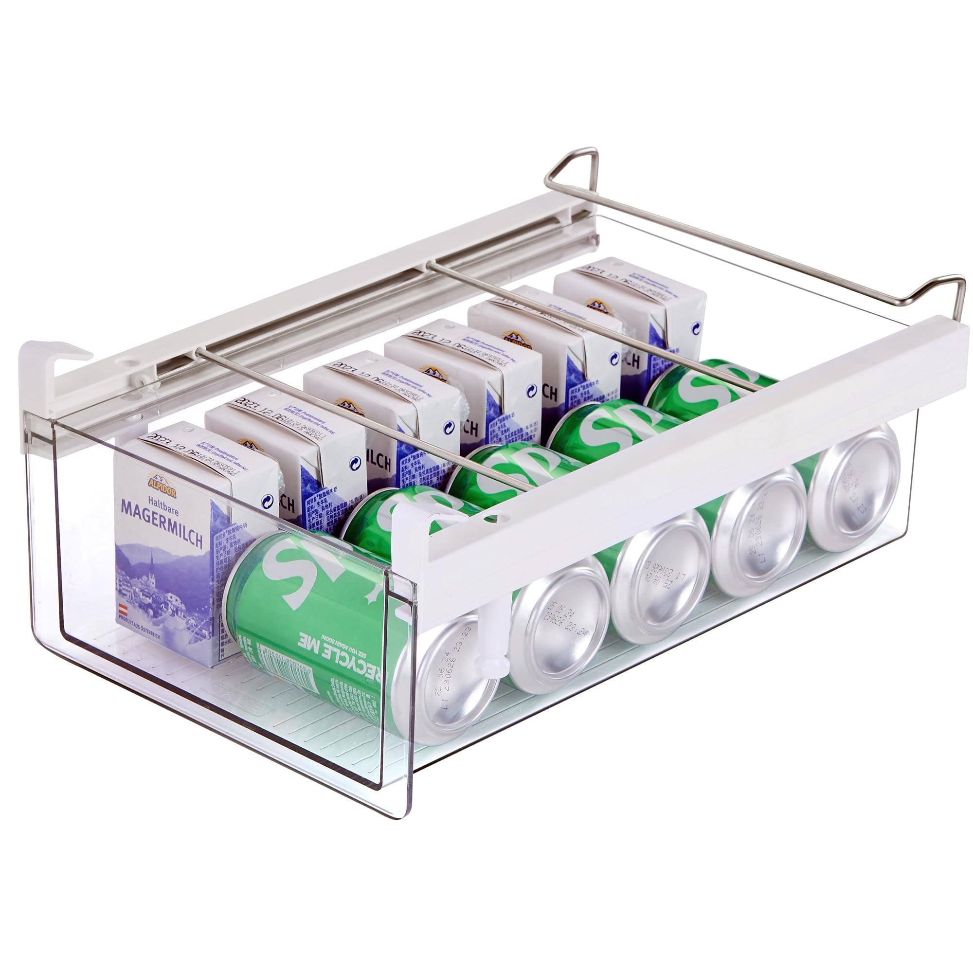 vacane Deeper Refrigerator Drawers, Adjustable Refrigerator Shelf 14-19.5 Inches Large Fridge ...