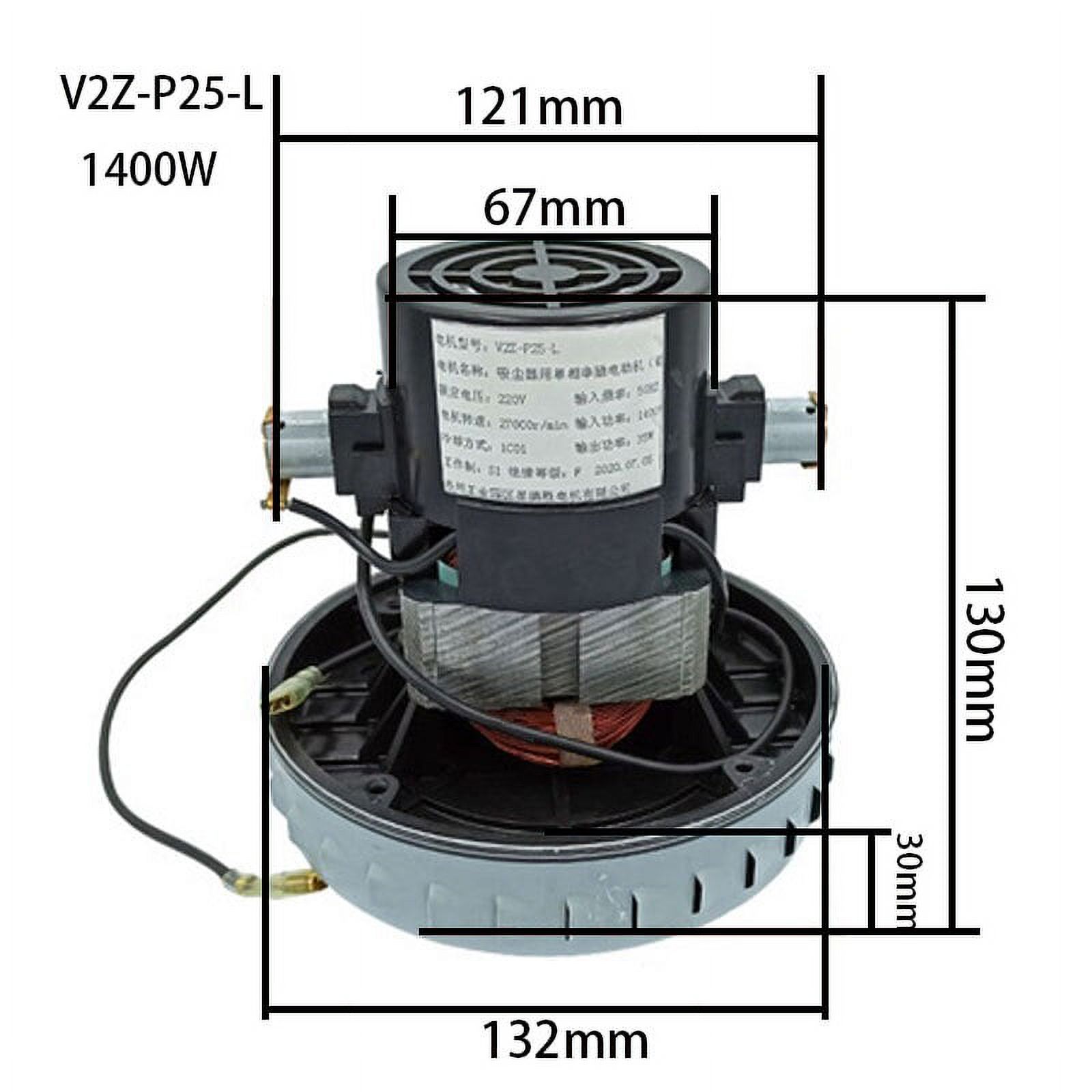 Vacuum Cleaner Fan Motor, High-Speed Turbo, V2Z-P25, V2Z-A24, V4Z-AD30 ...
