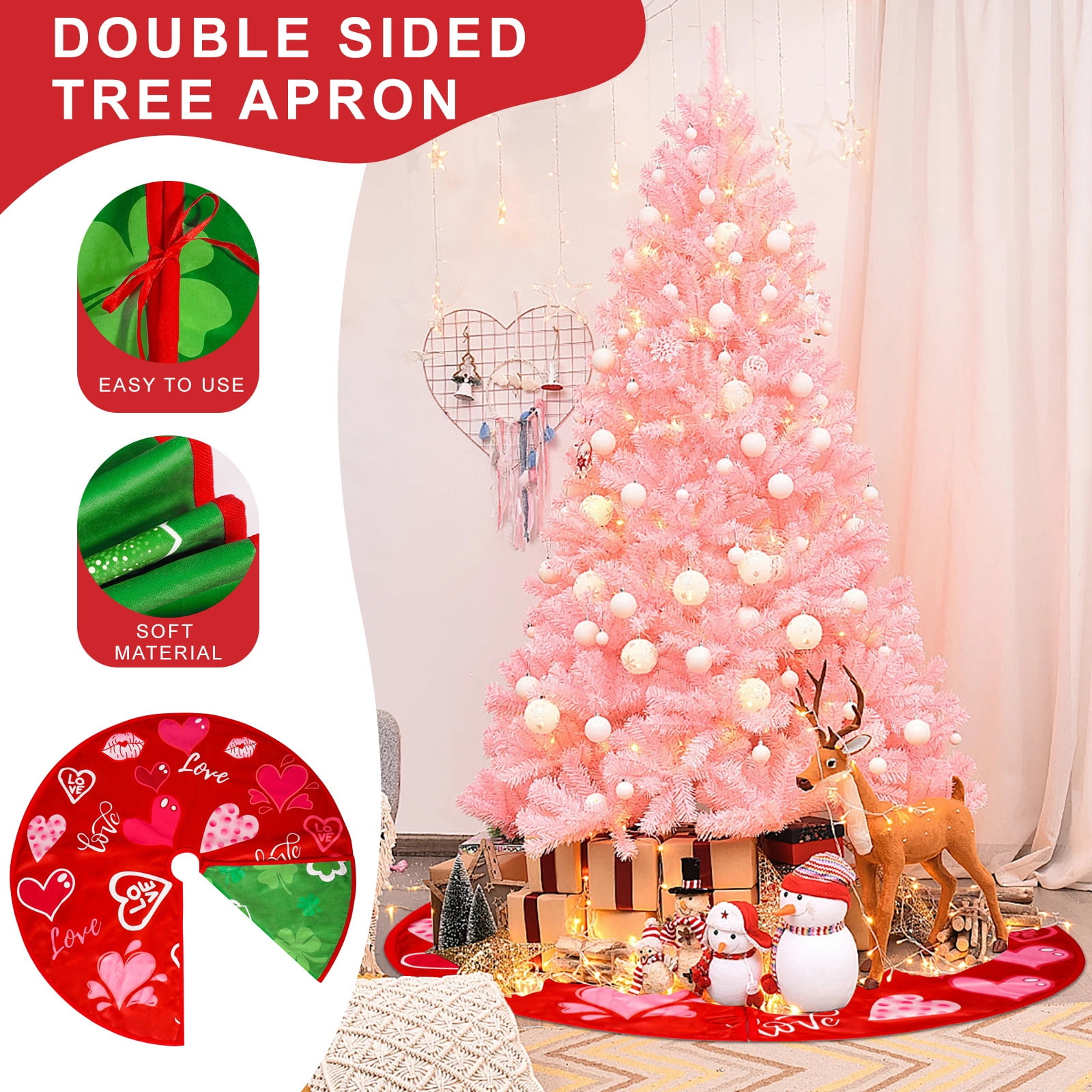 valentine tree skirt - St Patricks Day - St Patricks - Tree Skirt Mat ...