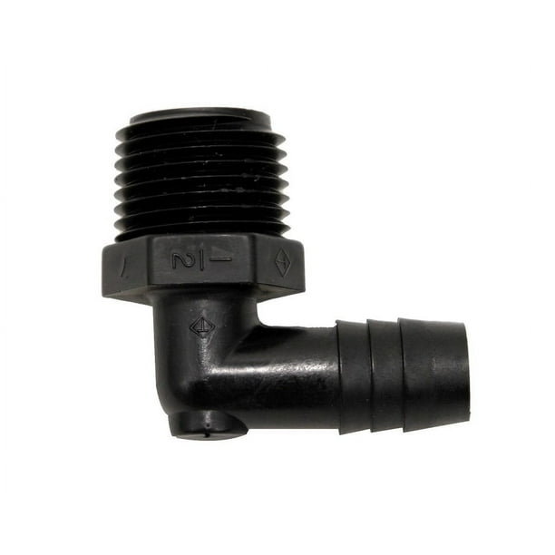valterra rf846 1/2 inch barb x 1/2 inch male pipe thread adapter ...