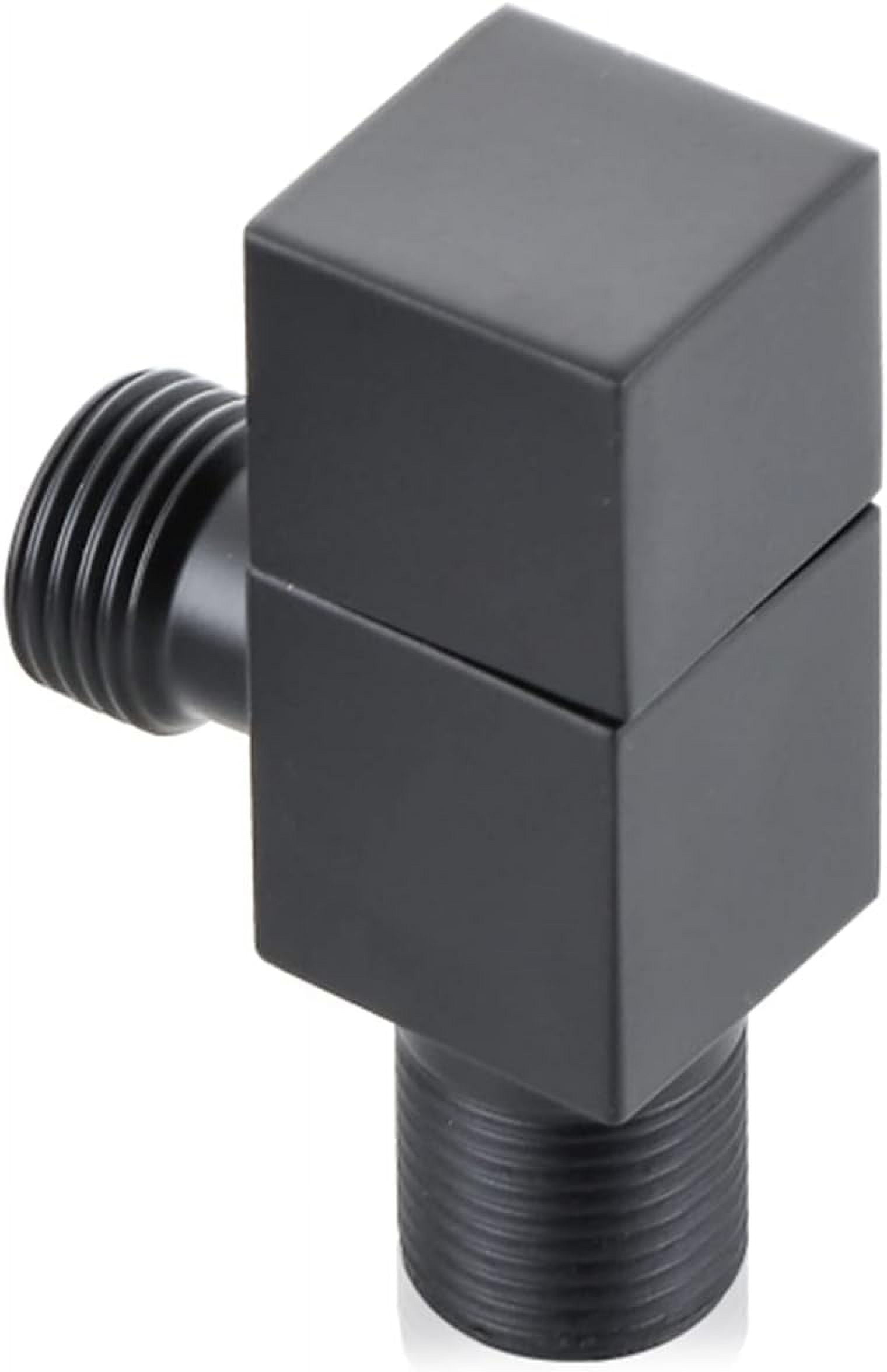 valve black water valve 1/2 inch Angle valve brass wall-mounted ...