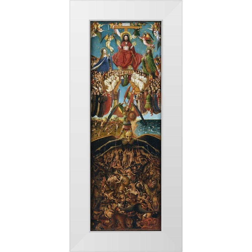 van Eyck, Jan 7x14 White Modern Wood Framed Museum Art Print Titled ...