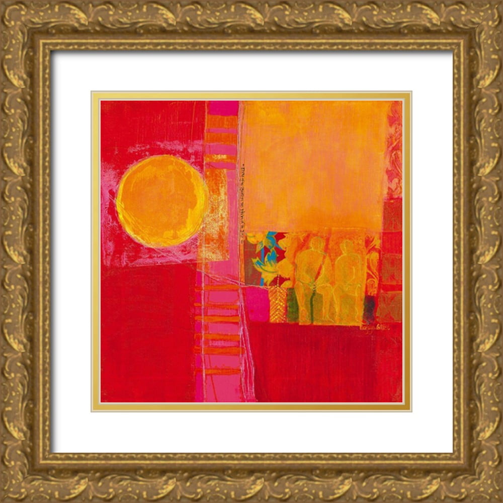 van Ginkel, Marjolijn 26x26 Gold Ornate Wood Framed with Double Matting Museum Art Print Titled ...