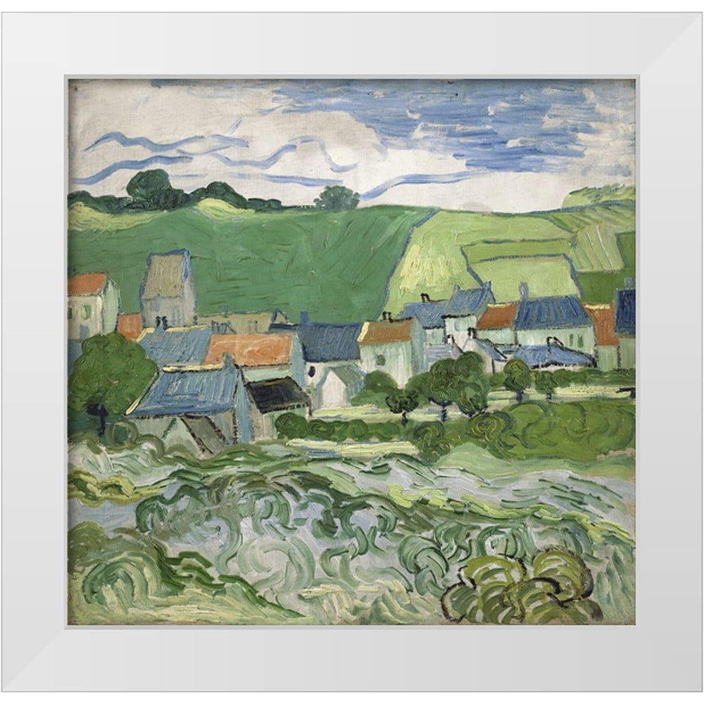 Van Gogh Vincent 12x12 White Modern Wood Framed Museum Art Print
