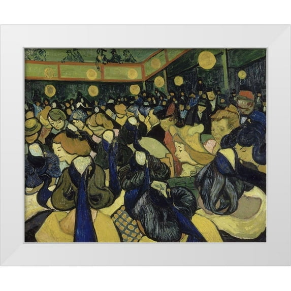 van Gogh, Vincent 14x12 White Modern Wood Framed Museum Art Print ...