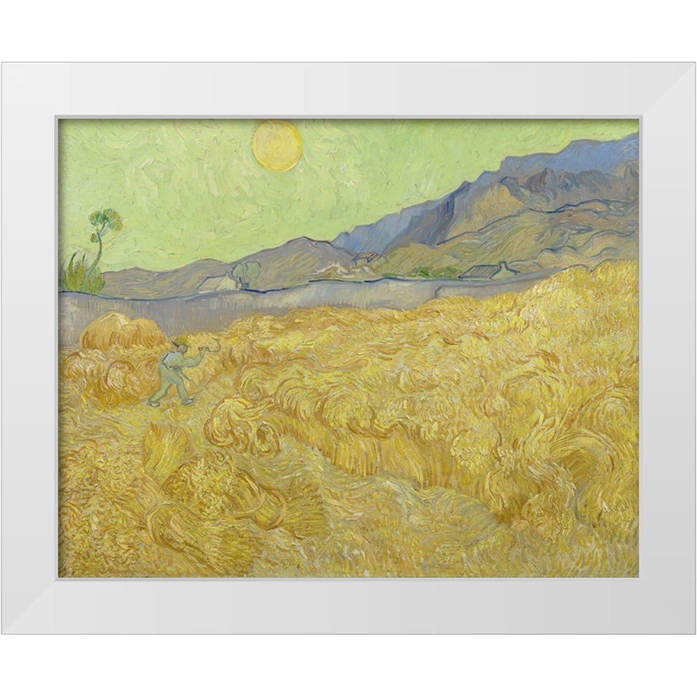 van Gogh, Vincent 14x12 White Modern Wood Framed Museum Art Print ...