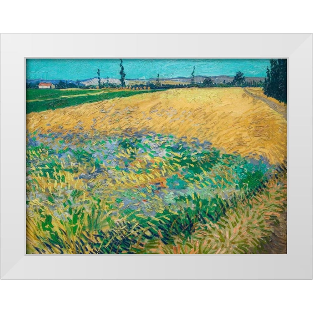 van Gogh, Vincent 24x19 White Modern Wood Framed Museum Art Print ...