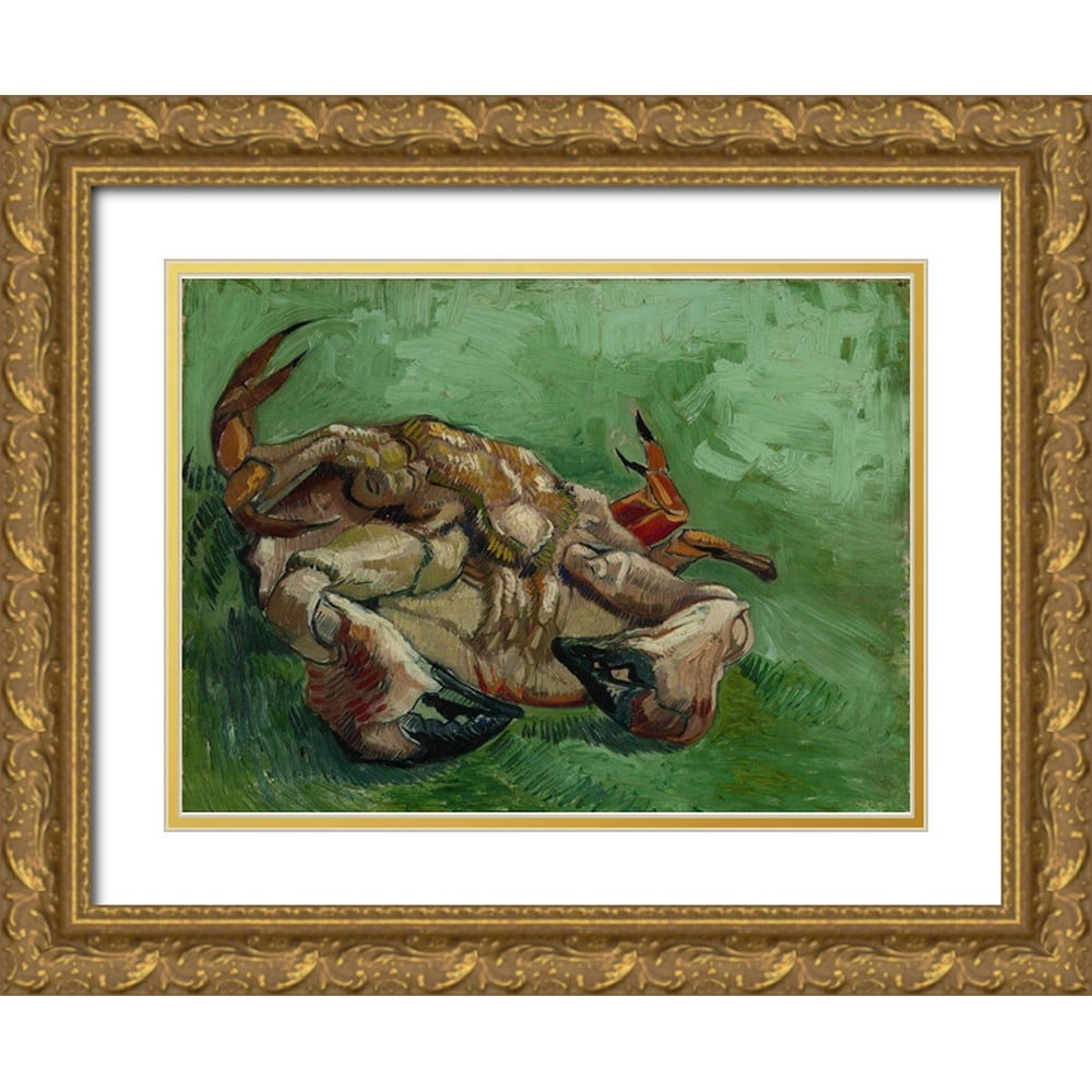 van Gogh, Vincent 32x25 Gold Ornate Wood Framed with Double Matting ...