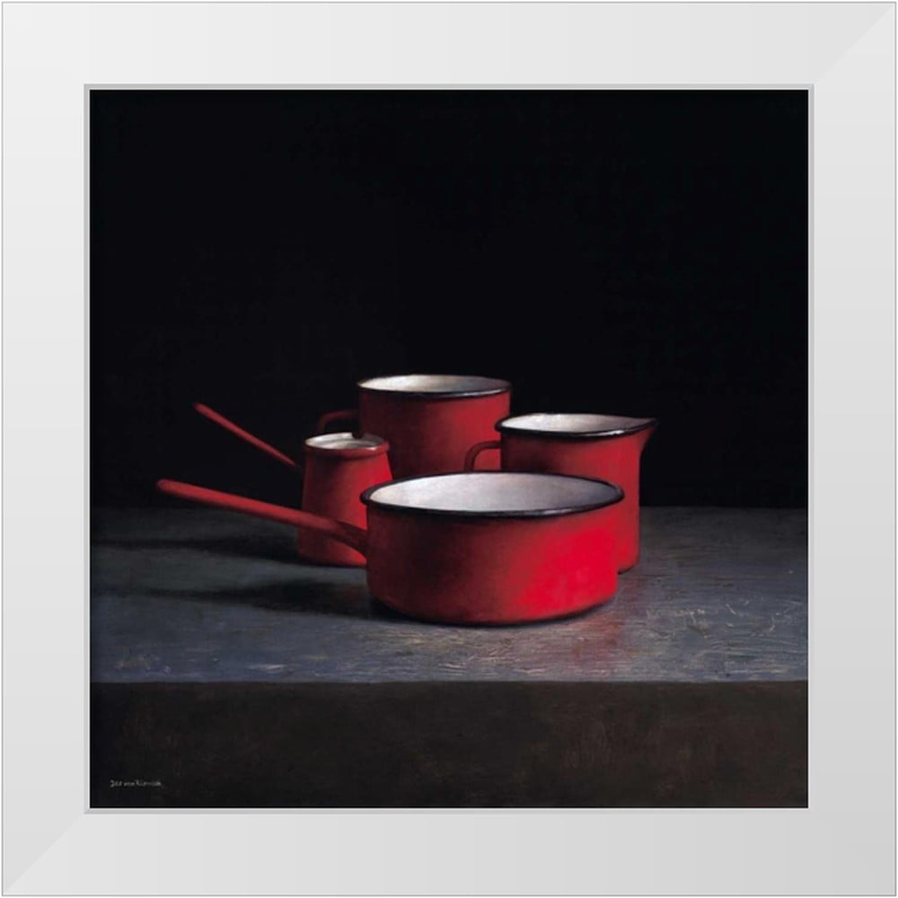 van Riswick, Jos 15x15 White Modern Wood Framed Museum Art Print Titled ...