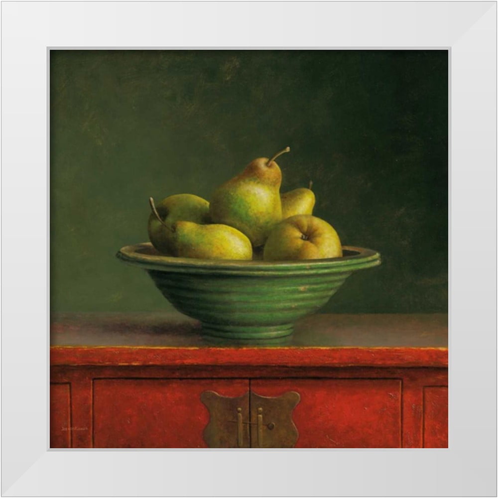 van Riswick, Jos 26x26 White Modern Wood Framed Museum Art Print Titled ...