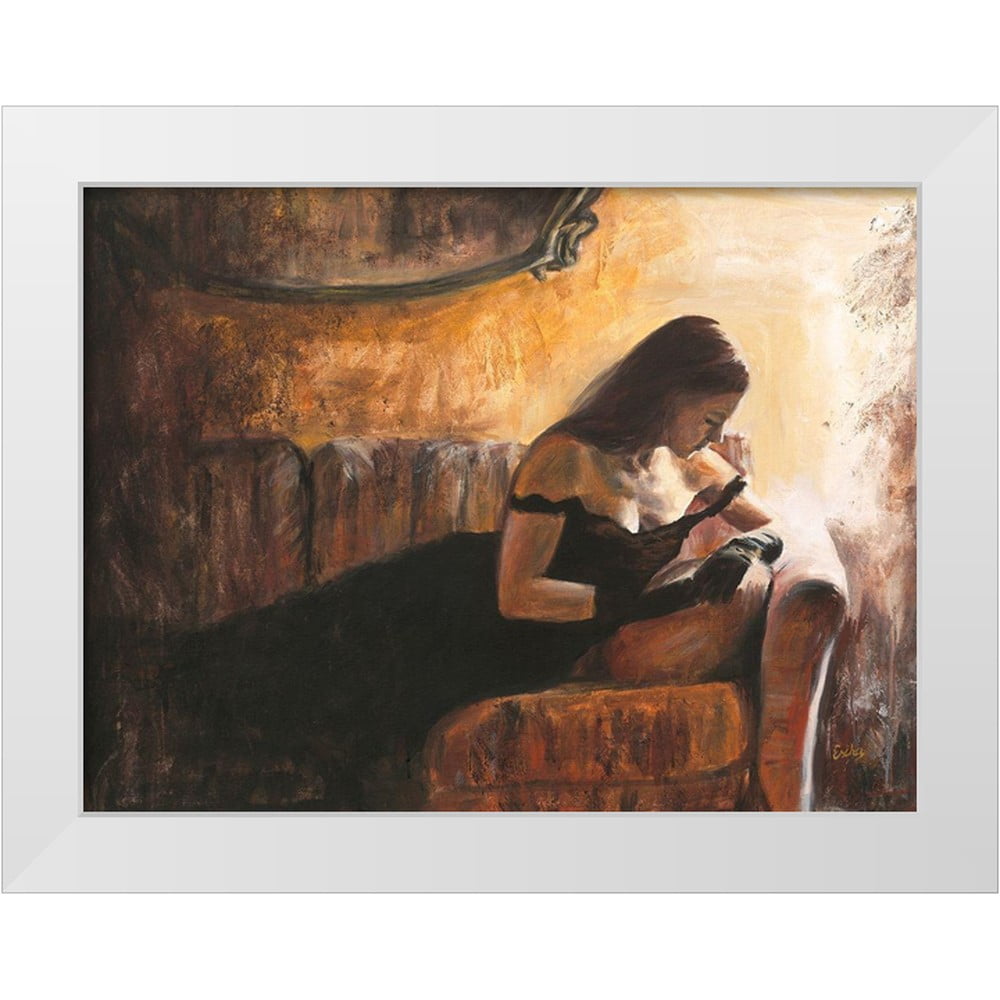van den Bogerd, Escha 14x12 White Modern Wood Framed Museum Art Print ...