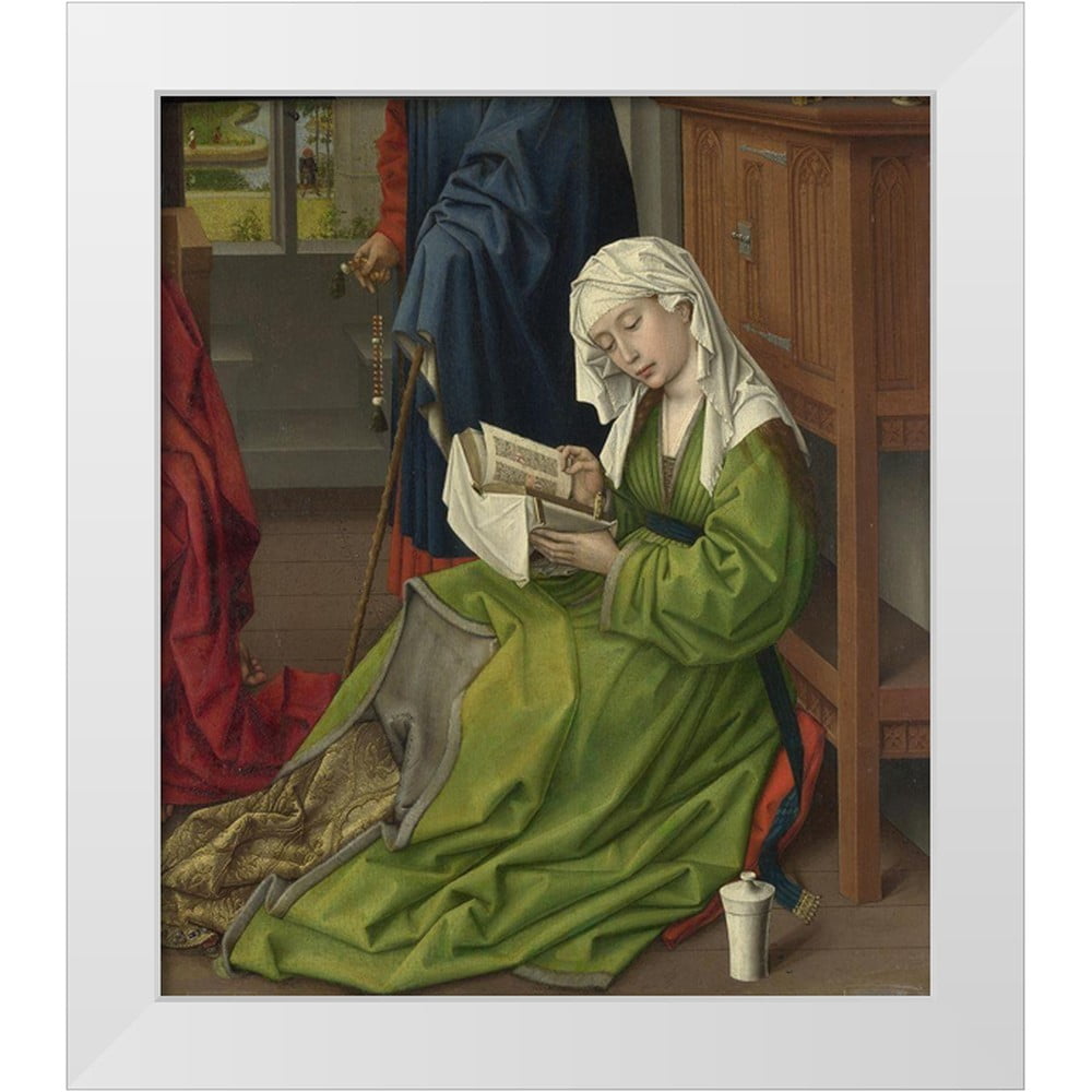 van der Weyden, Rogier 12x13 White Modern Wood Framed Museum Art Print ...