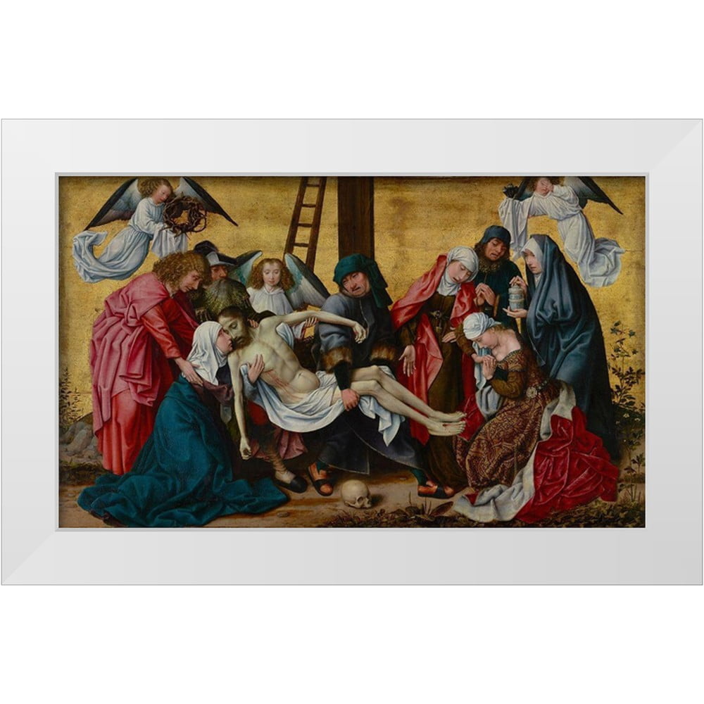 van der Weyden, Rogier 18x12 White Modern Wood Framed Museum Art Print ...