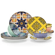 Yellowstone Rip 12-Piece Ceramic Dinnerware Set - Walmart.com