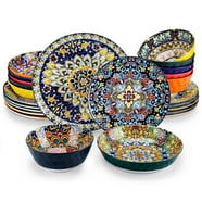 Yellowstone 12-Piece Ceramic Dinnerware Set, Rip Collection - Walmart.com
