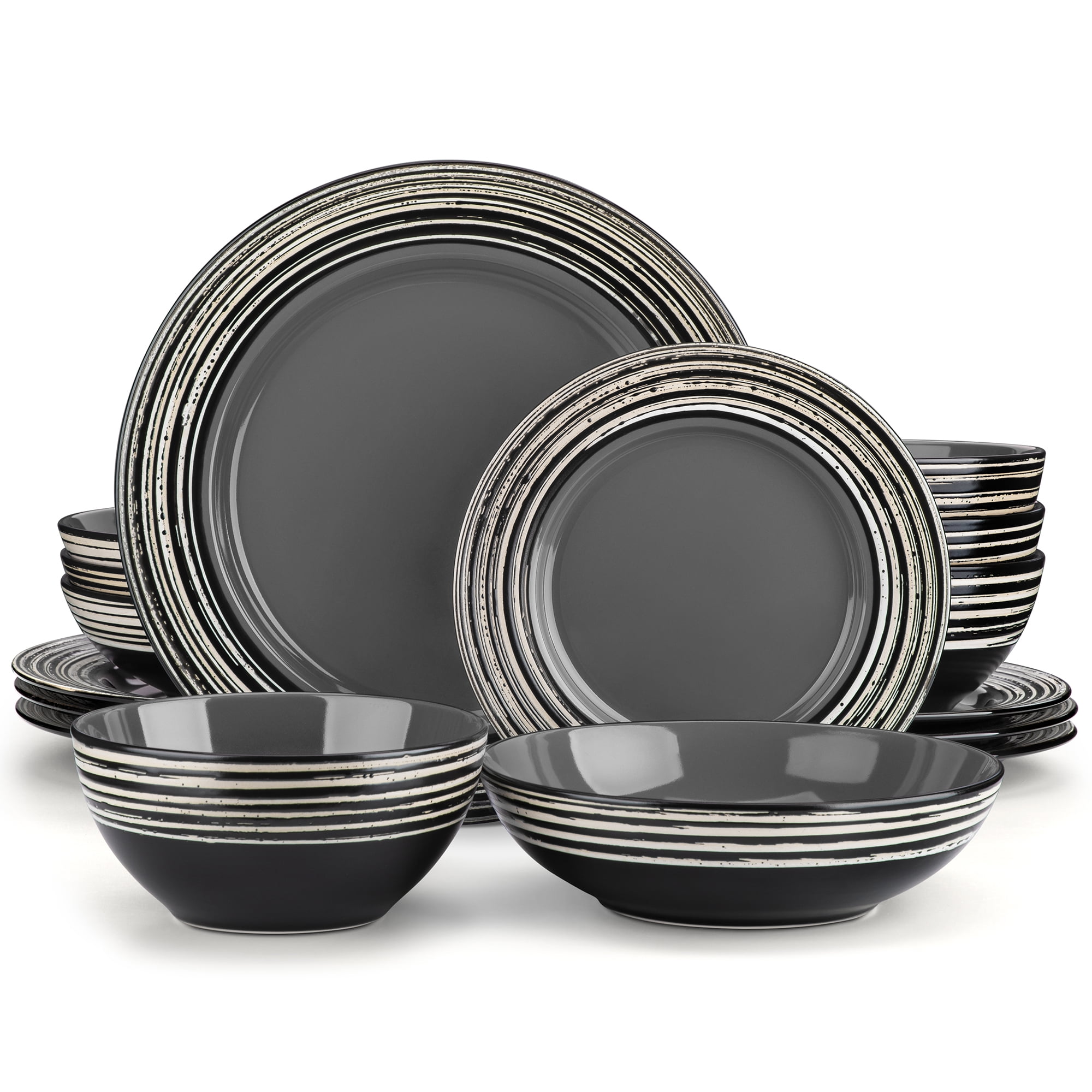 vancasso, Series ARBRE, 16-Piece Dinnerware Set, Stoneware Tableware ...