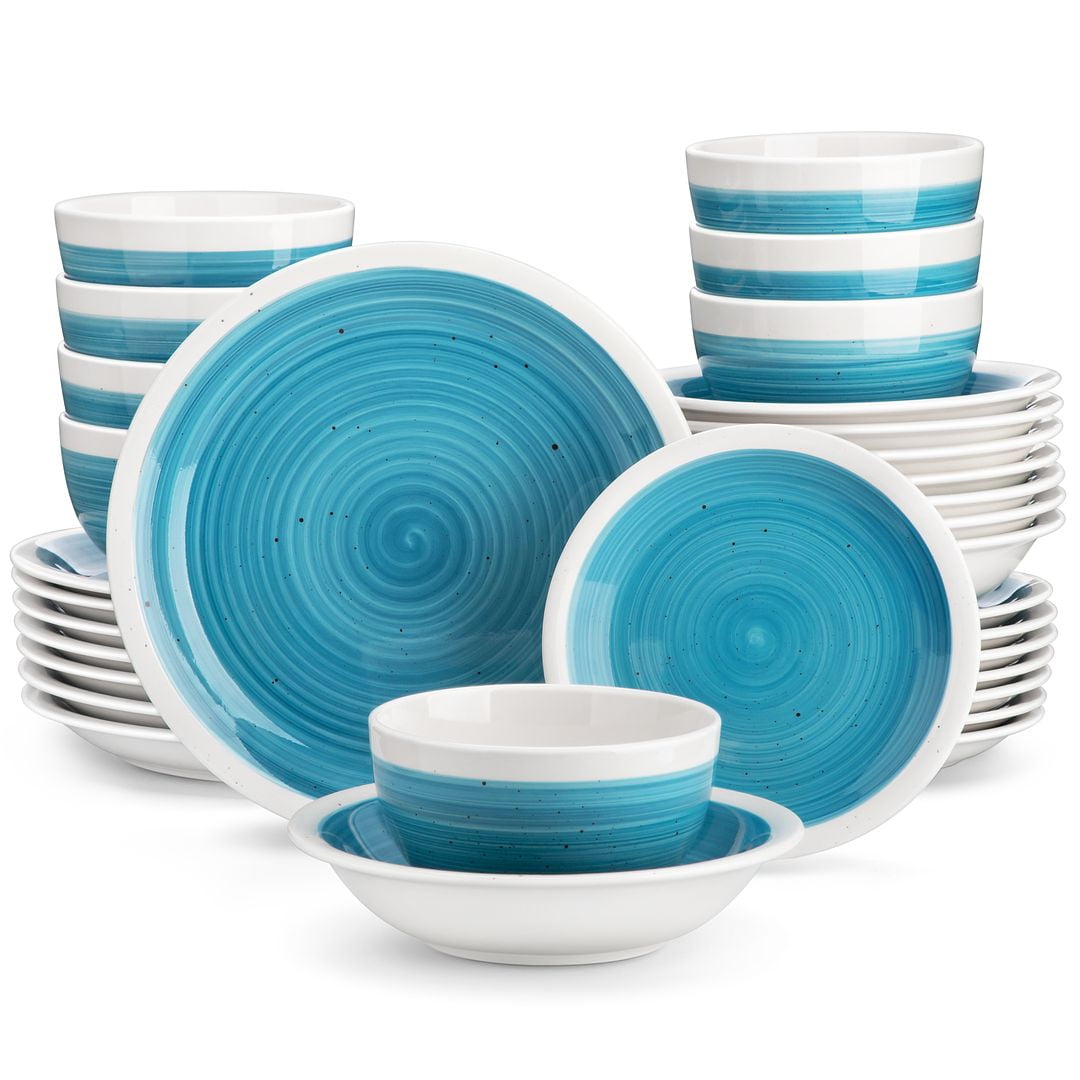 vancasso, Series ORI, 32-Piece Dinnerware Set, Stoneware Tableware ...