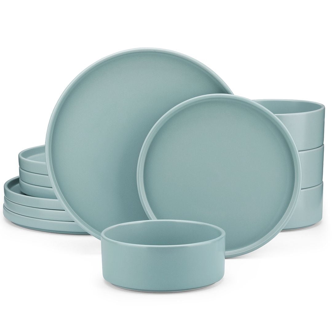 vancasso Dinnerware Set, 12-Piece Stoneware Tableware, Service for 4 ...
