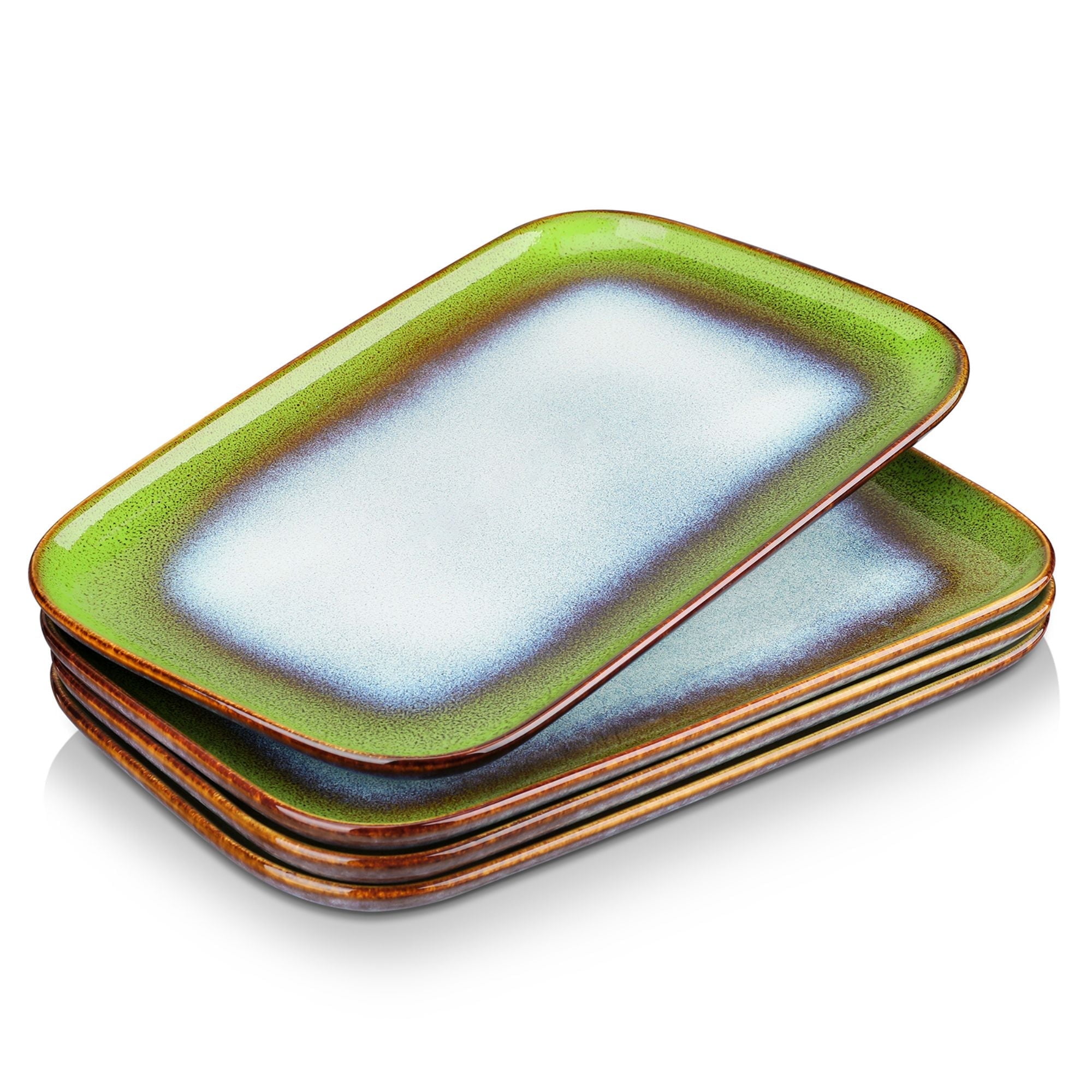 vancasso Stern, Grass Green Serving Tray & Platter Set, 4-Piece ...