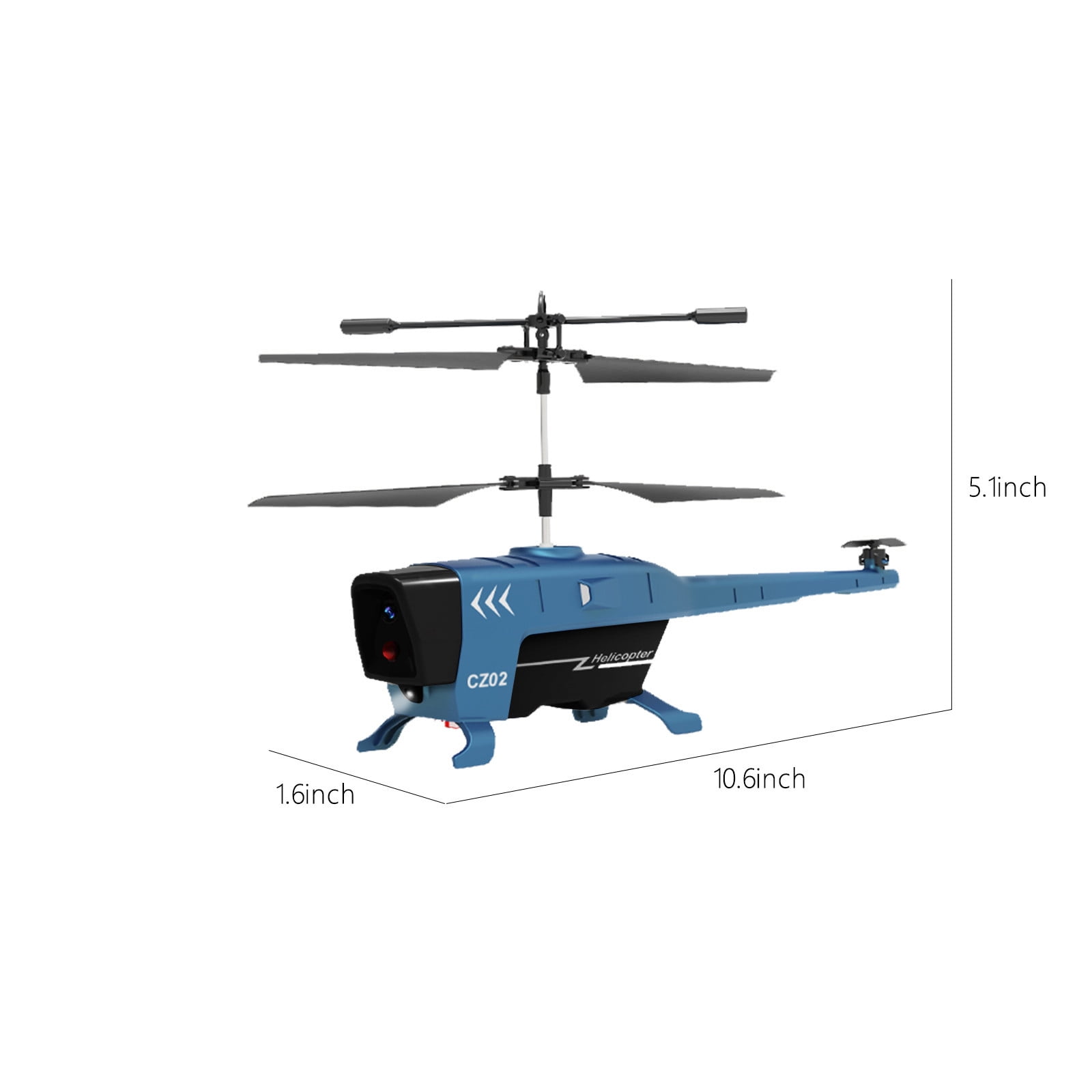 vankin Mini RC Helicopter with Camera and Intelligent Obstacle ...