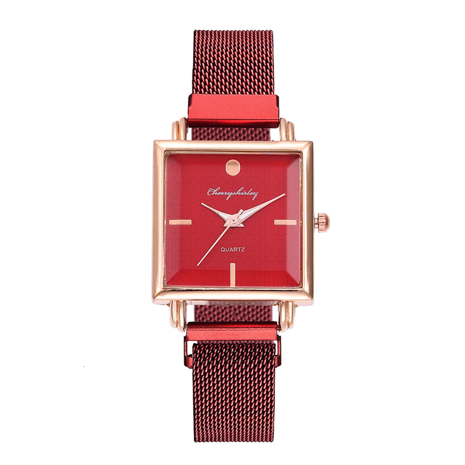 vansvar Casual Quartz Stainless Steel Band Women Flower Rhinestone Watch watches for women ...