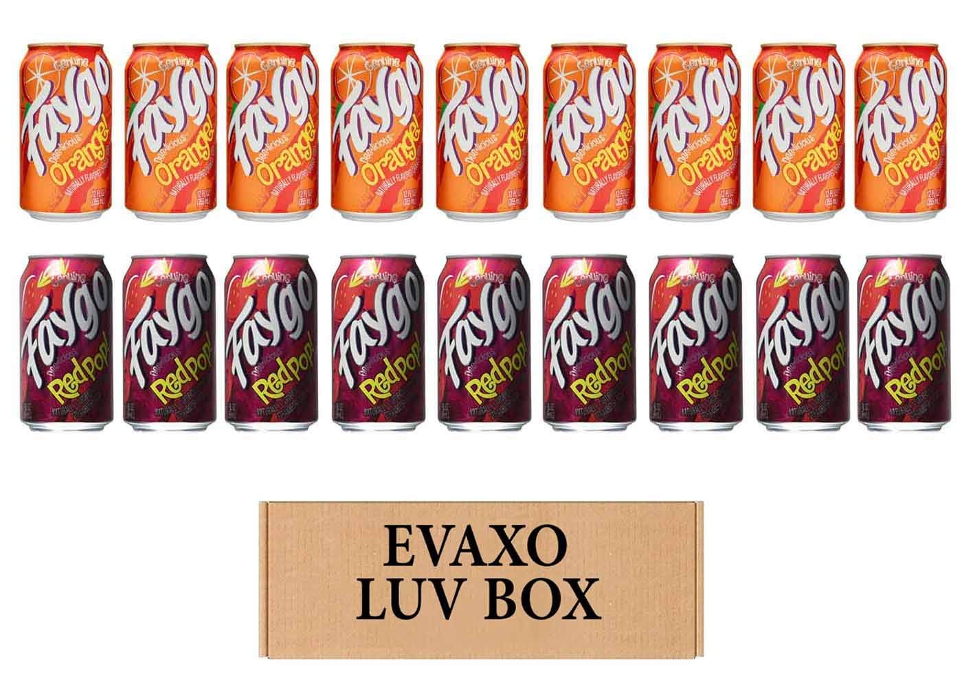variety Faygo naturally flavored soda cans 12 oz. pack of 18 , faygo ...