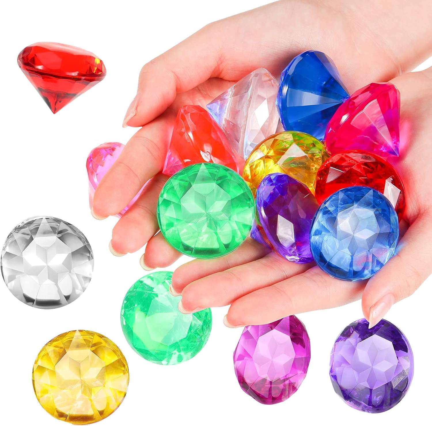 A variety of styles to choose from, Acrylic Diamond Big Gem Pirate ...
