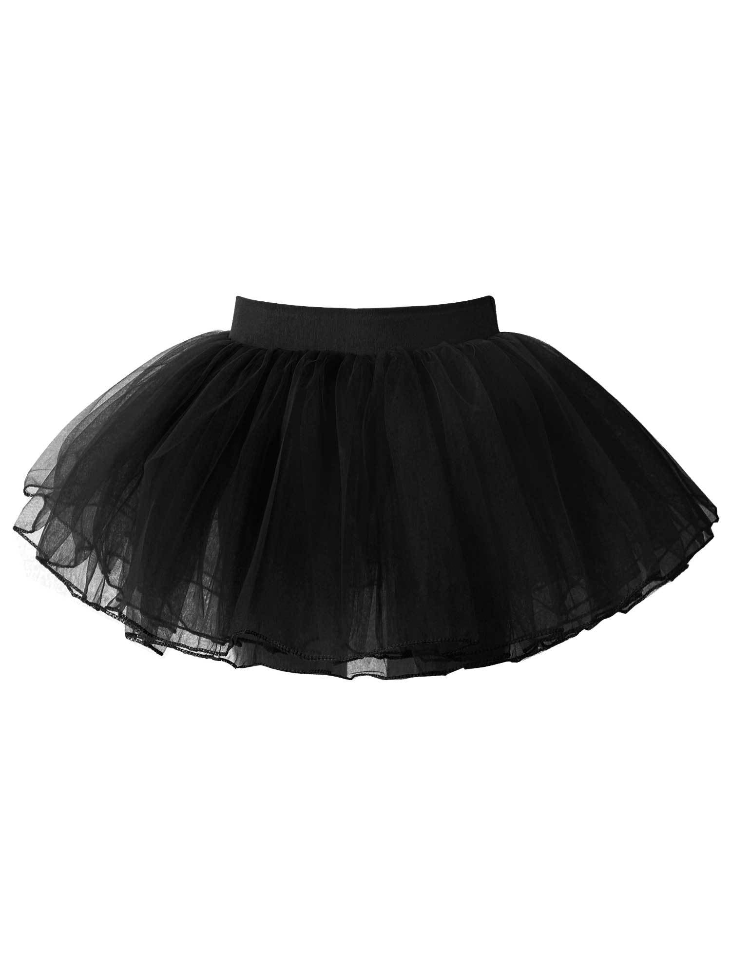 vastwit Girls Ballet Ballet Dance Tutu Skirts Crinoline Slip Petticoat ...