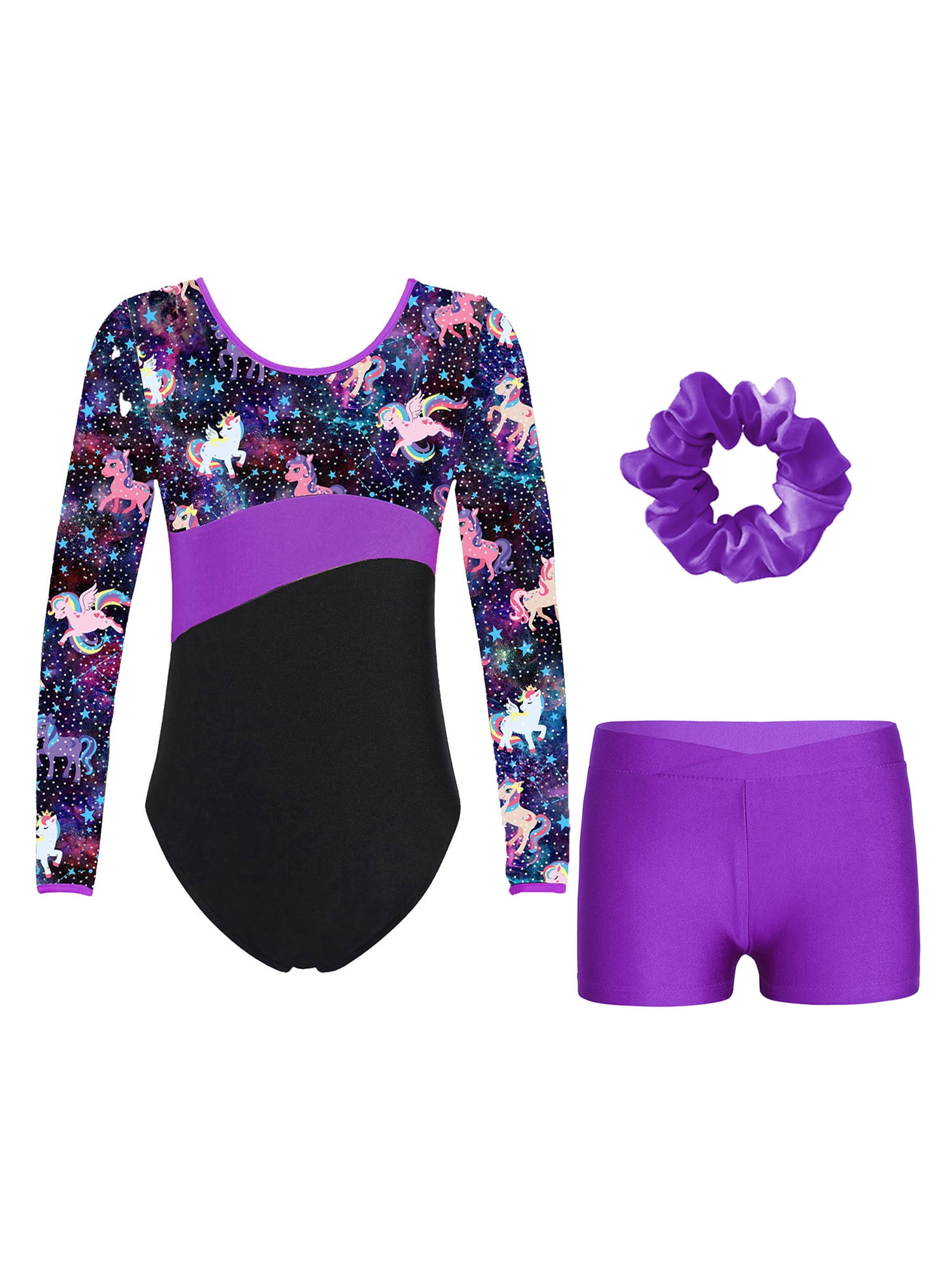 vastwit Gymnastic Leotards for Girls Long Sleeve Ballet Dance Unitards ...