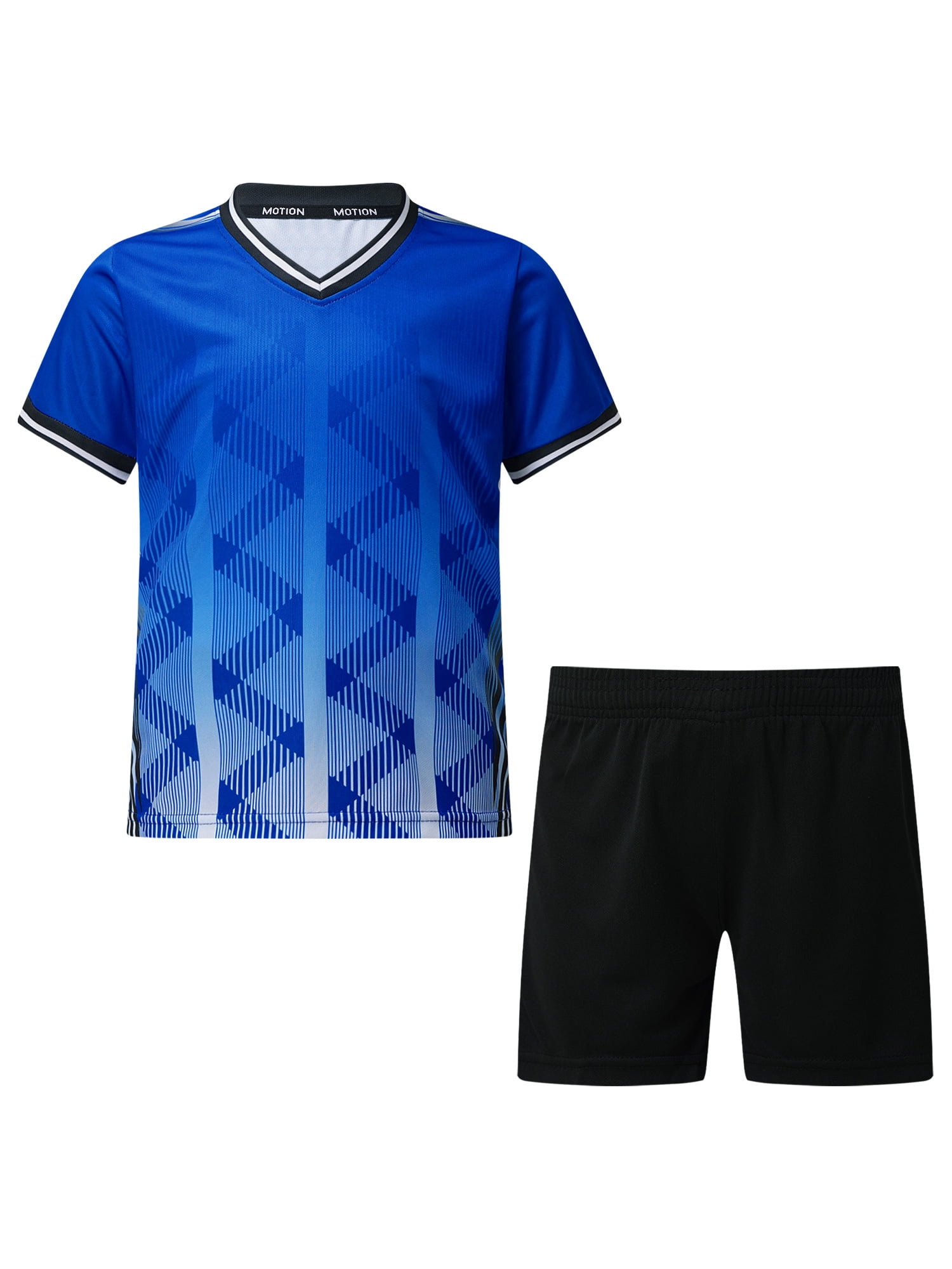 vastwit Kids Boys Soccer Jerseys with Shorts Sets Football Training ...