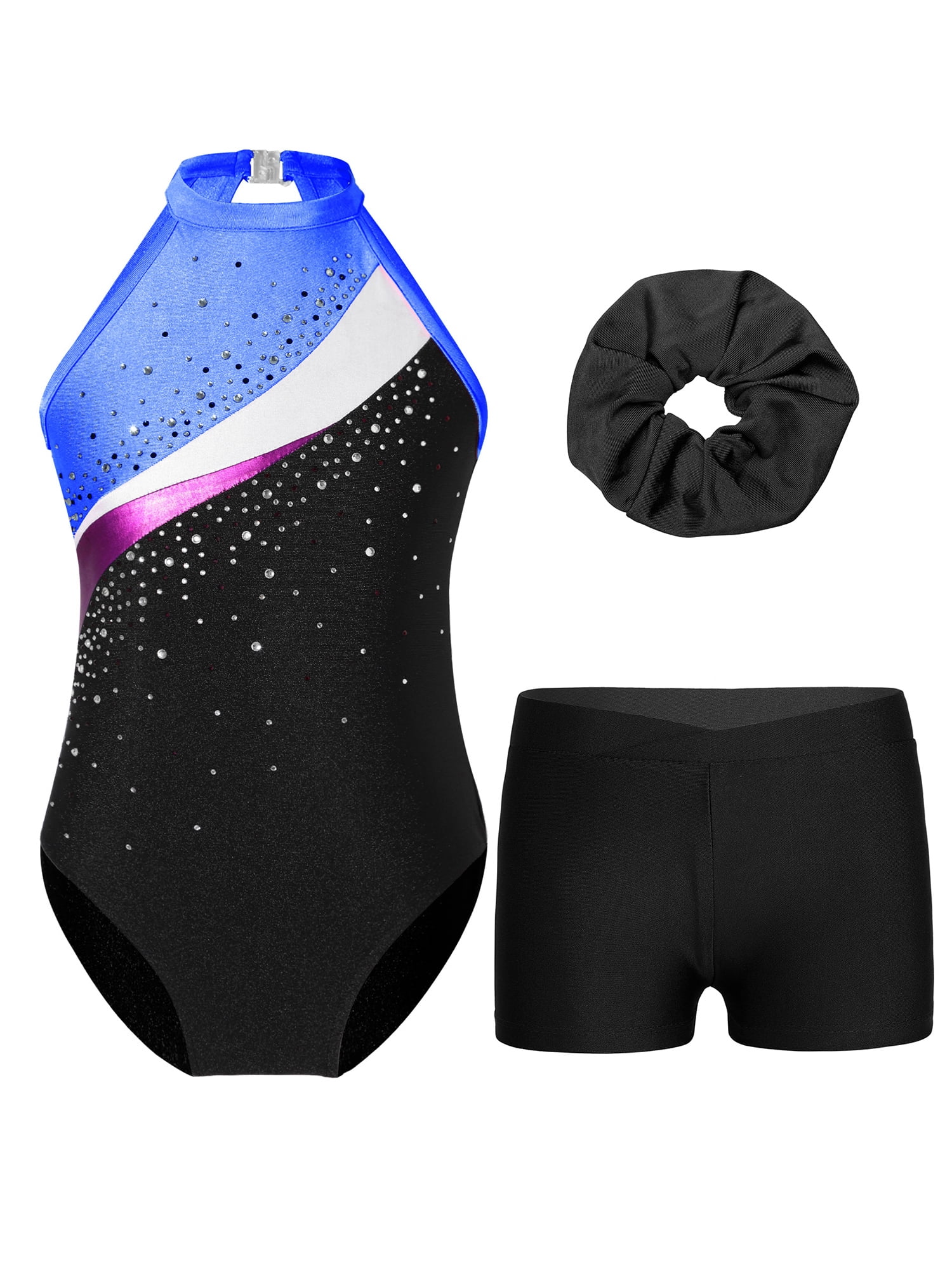 vastwit Kids Girls Gymnastic Leotards Set Sleeveless Ballet Dance ...