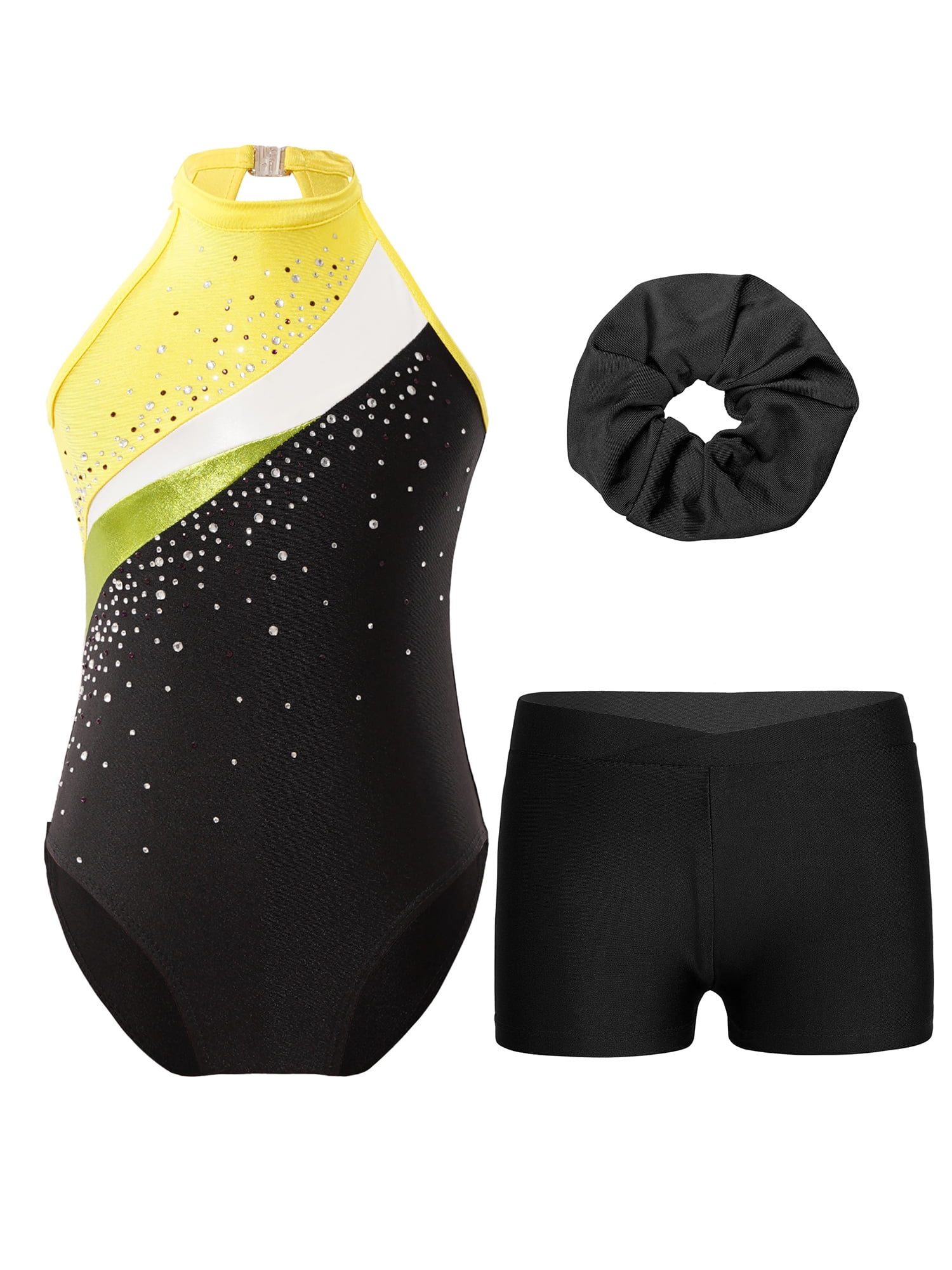 vastwit Kids Girls Gymnastic Leotards Set Sleeveless Ballet Dance ...