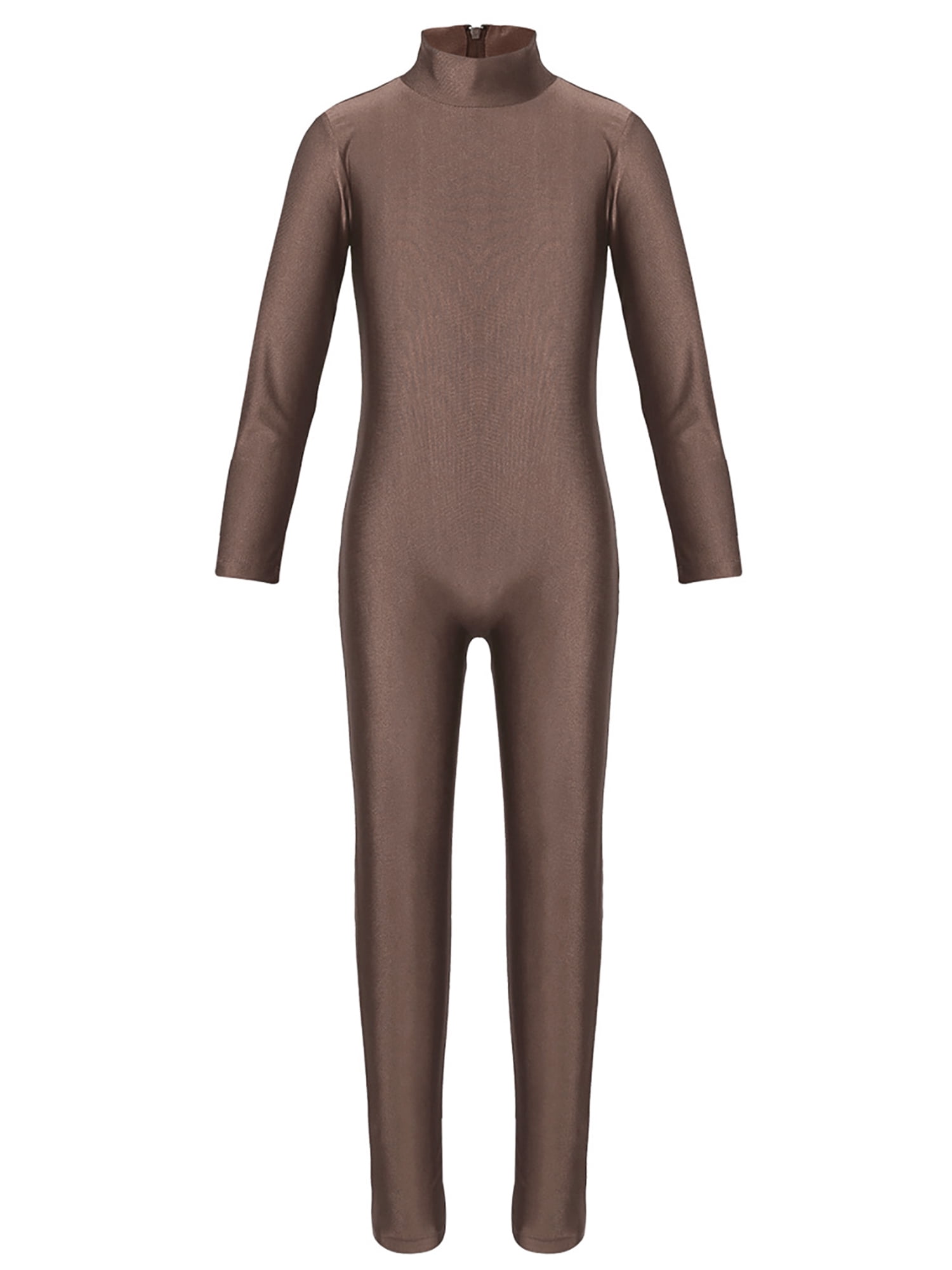 vastwit Kids Long Sleeve Gymnastic Dance Unitard Leotard Girls Full ...