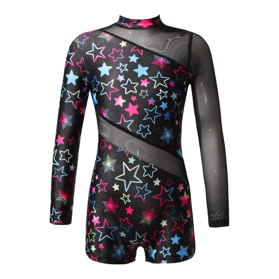 vastwit Leotard for Girls Gymnastics Long Sleeve One Piece Ballet ...