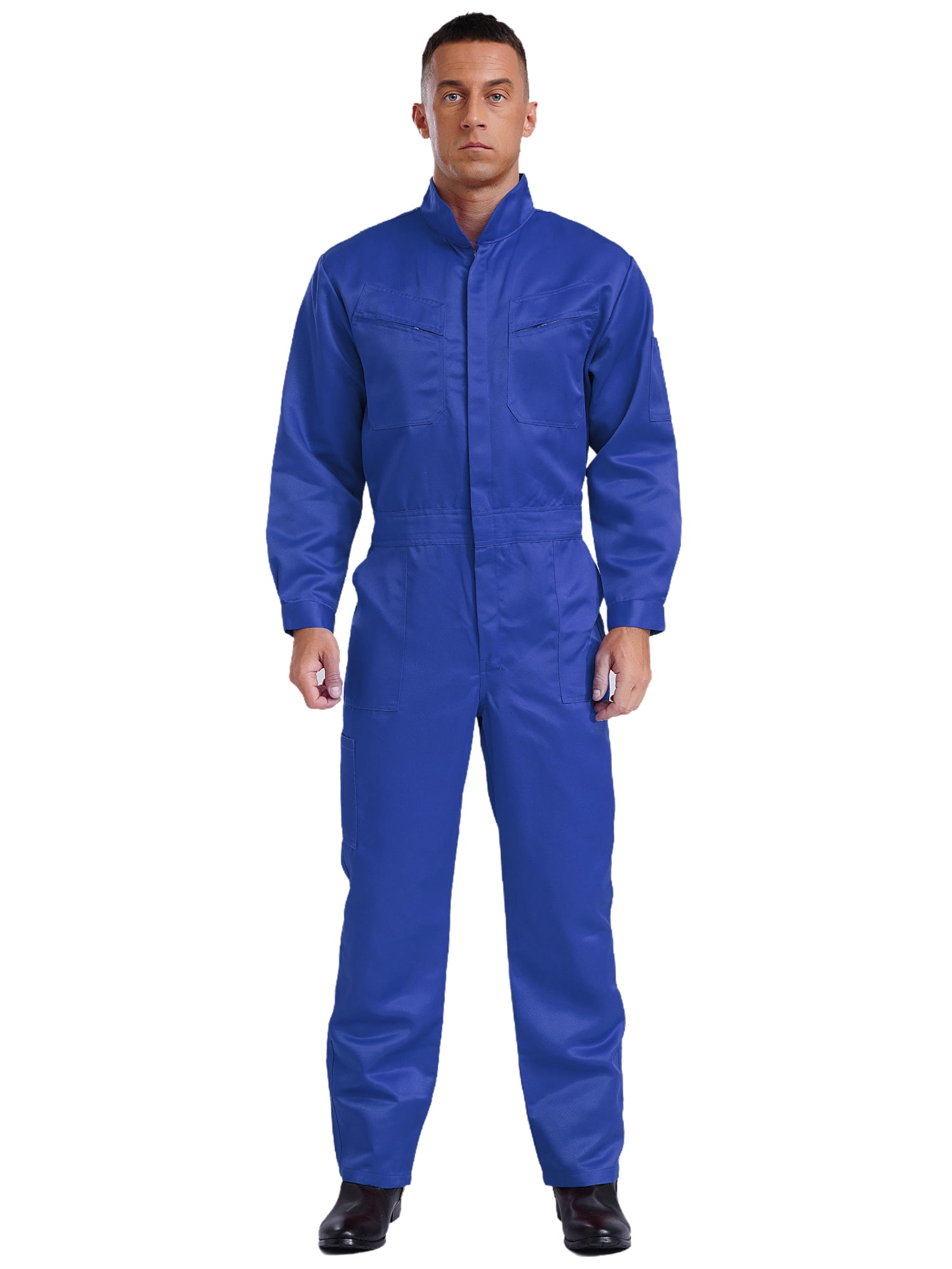 vastwit Mens Work Overalls 100% Cotton Long Sleeve Coveralls Mechanic ...