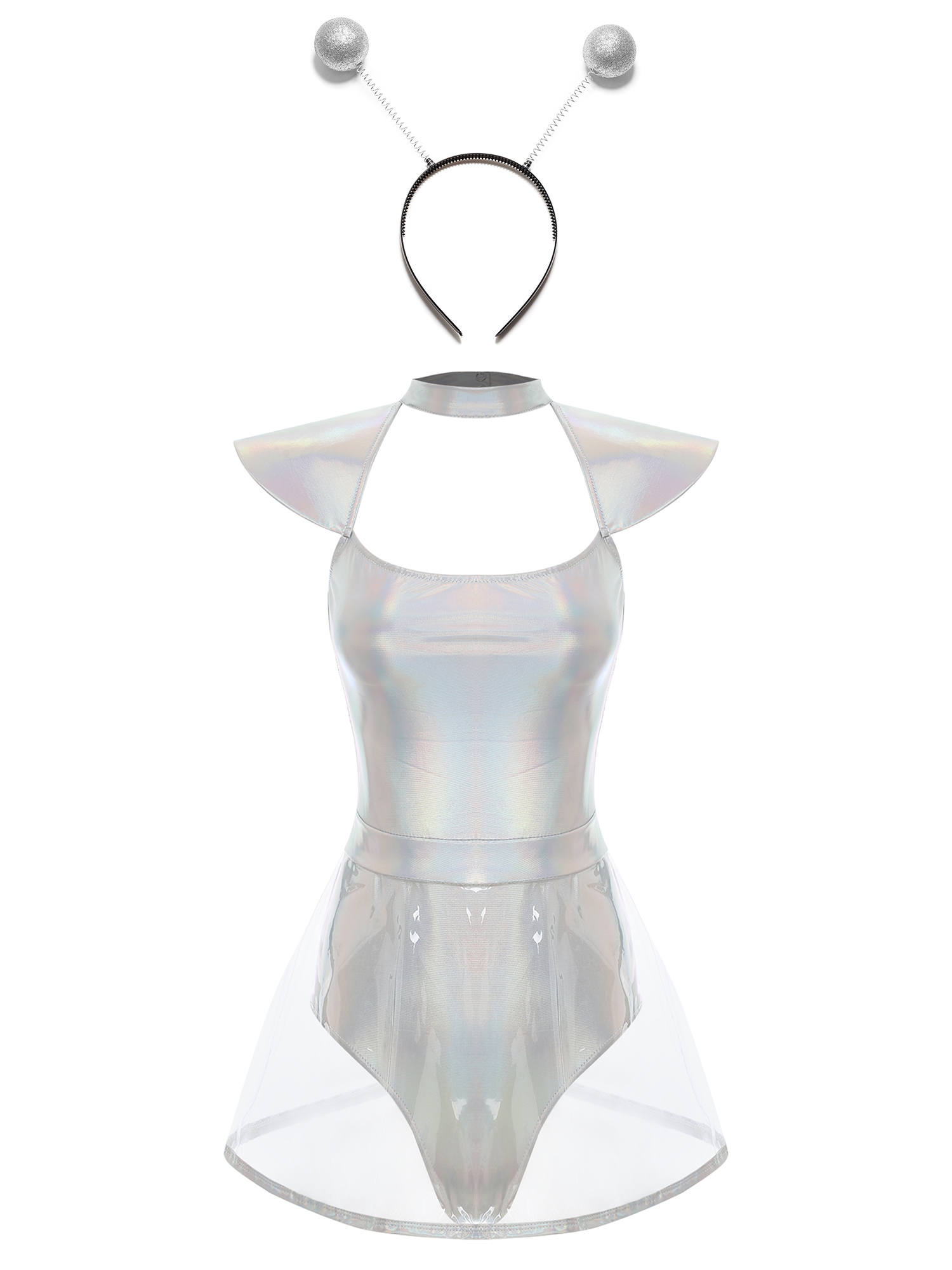 vastwit Womens Astronaut Alien Outfits Outer Space Fighter Leotard ...