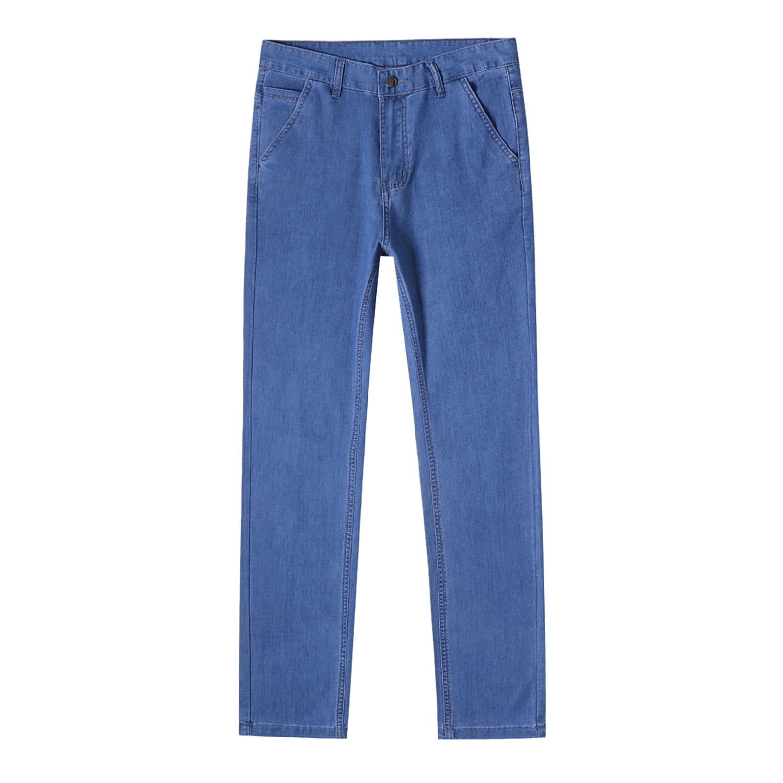 vauyc Denim Jeans —— Ultra-Thin Tencel Jeans for Men Loose Straight Leg ...