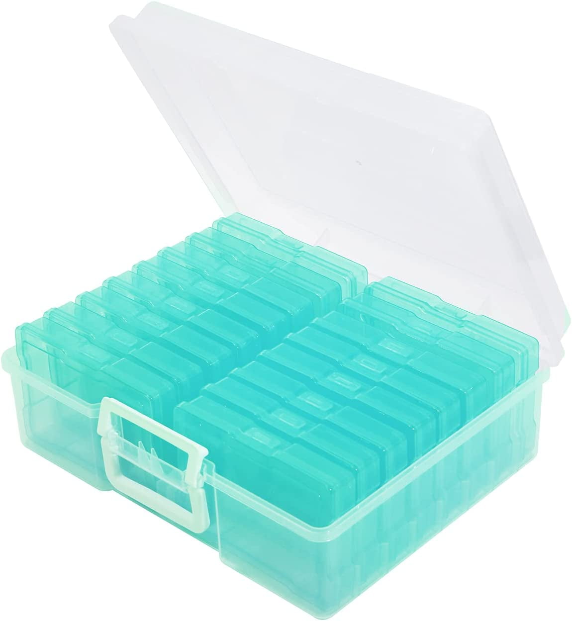 vbfgybxny 4" x 6" Photo Storage Case with Handle 16 Inner Photo ...