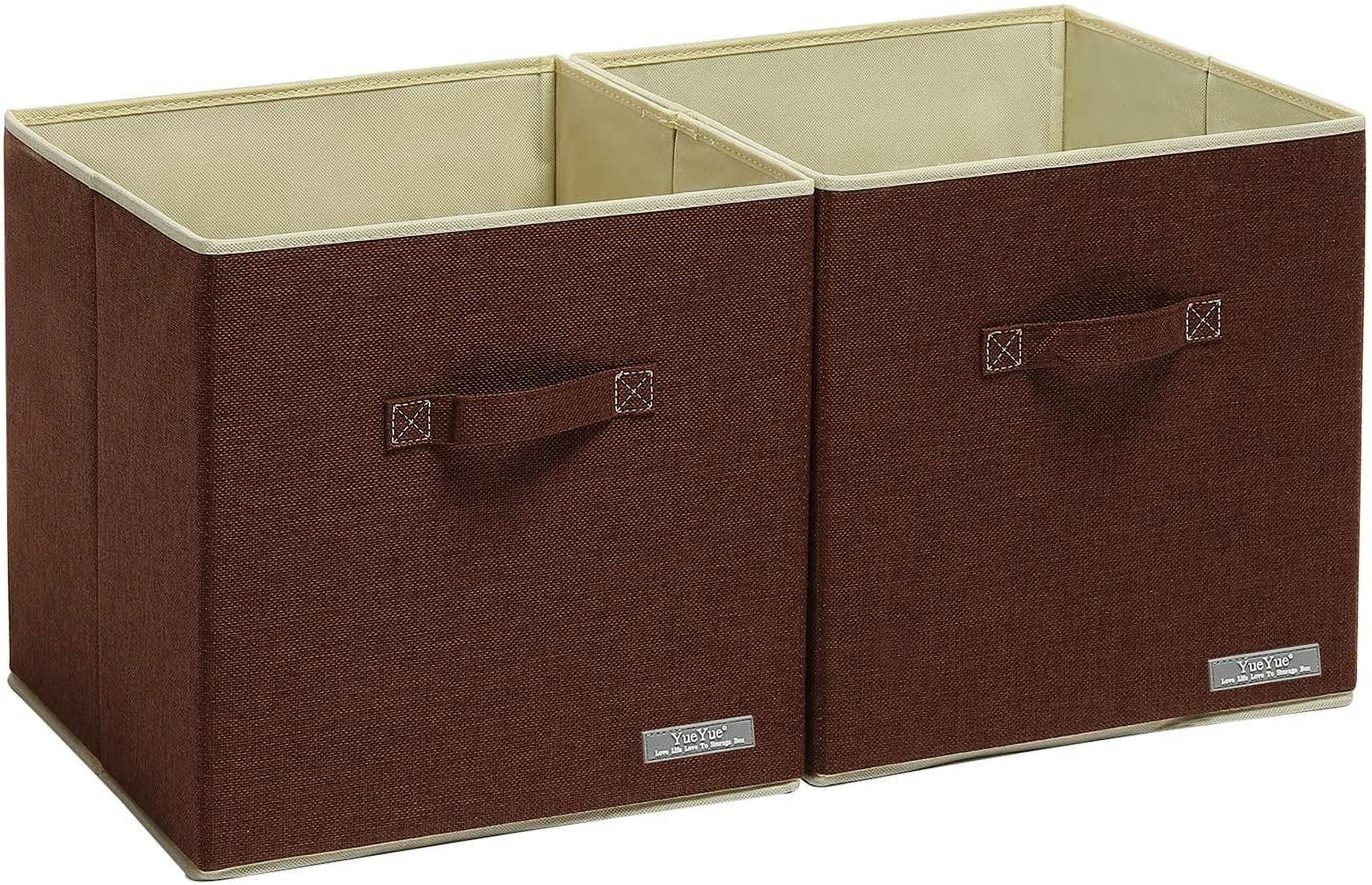 vbfgybxny Foldable Fabric Closet Organizer Bins Storage - 4 Pack 12.4 X ...