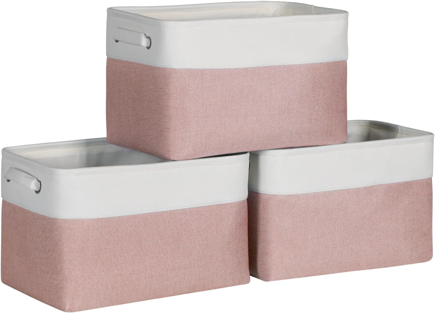 vbfgybxny Foldable Storage Bin Collapsible Basket 12" x 10" x 9.5" Cube ...