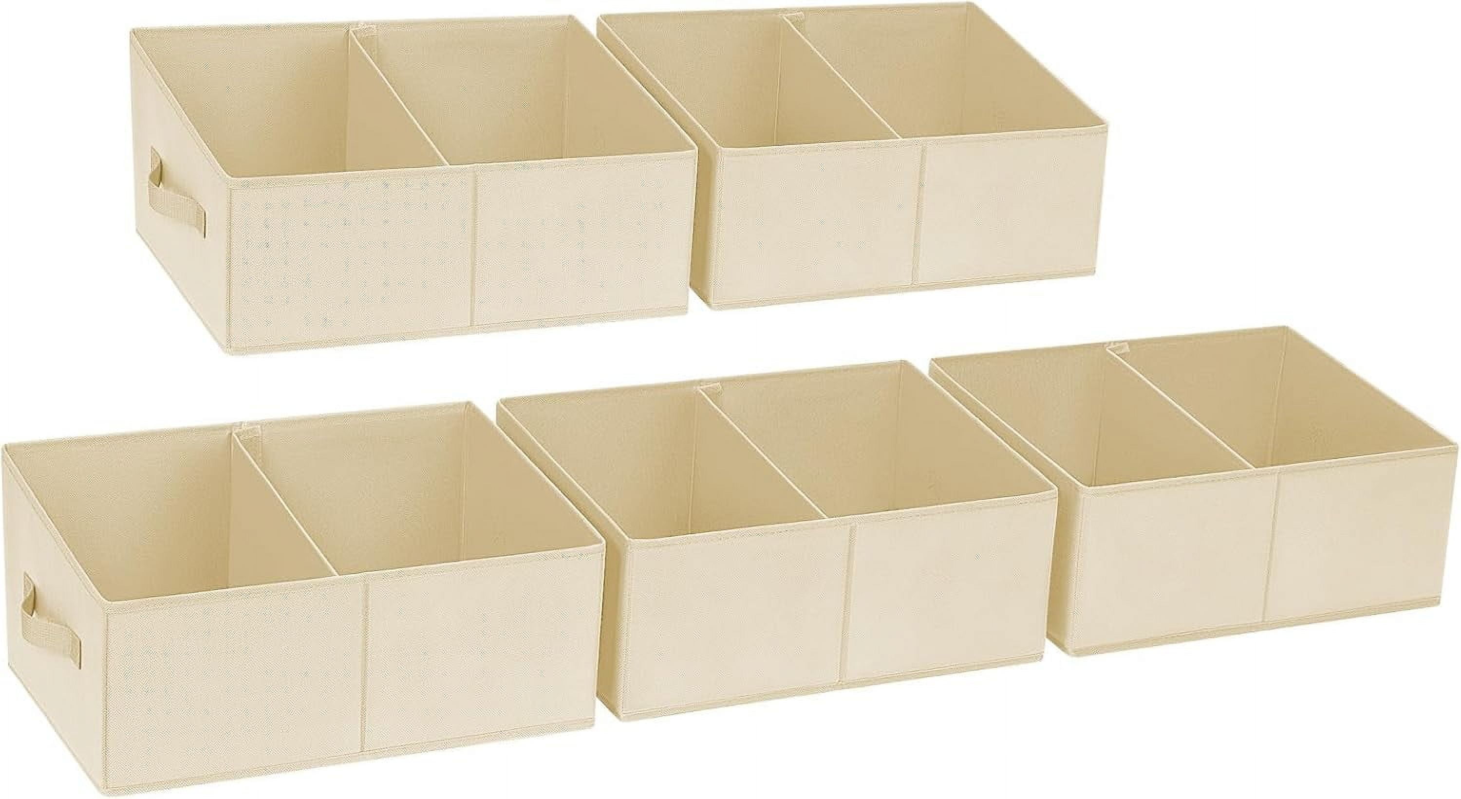 vbfgybxny Trapezoid Storage Bins for clothes - 6 Packs Closet ...