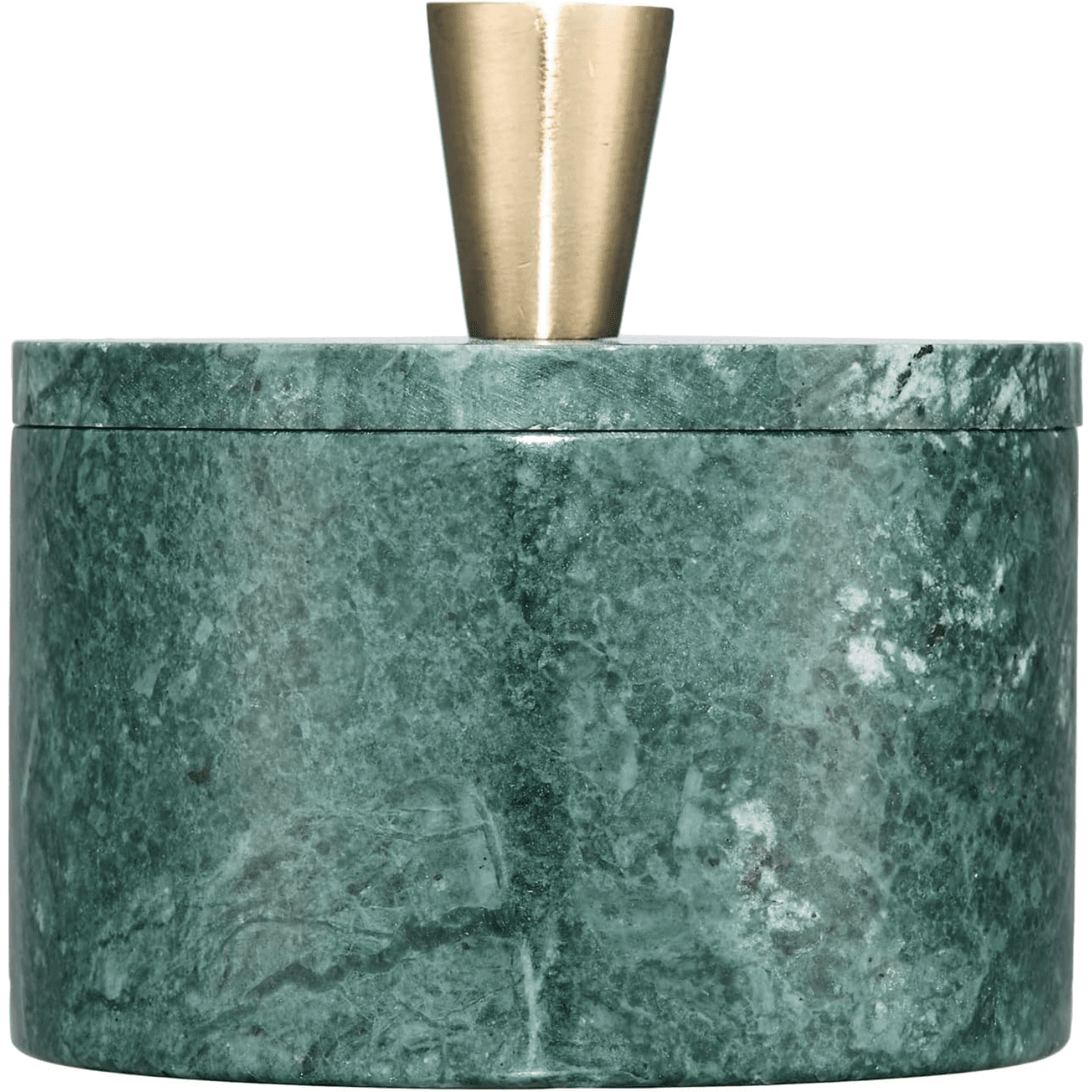 vbfgybxny White Marble Salt Cellar with Lid and Brass Knob 3 Inch Salt ...