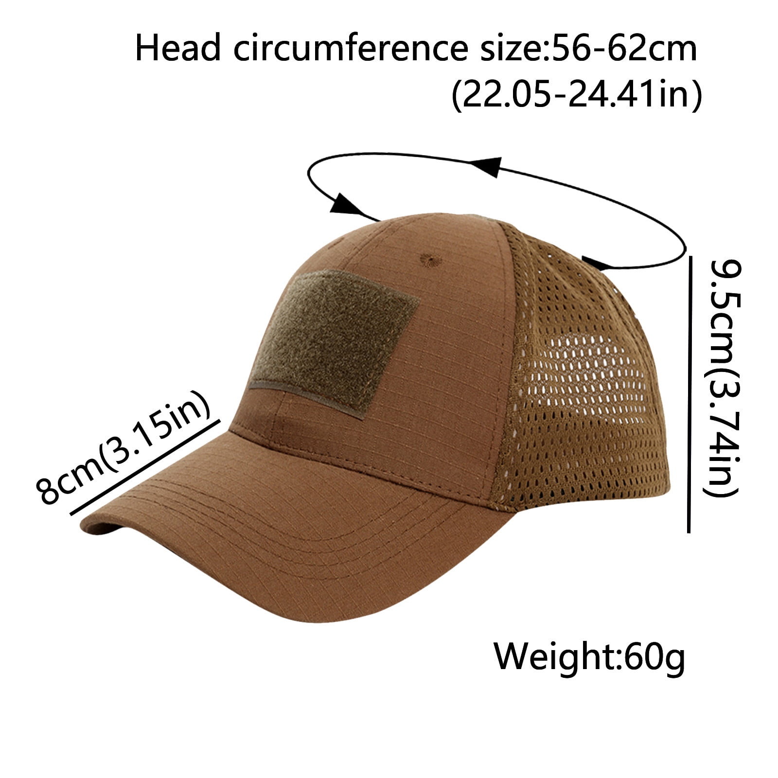 vbnergoie Male Female Neutral Summer Solid Grid Baseball Caps Dome ...