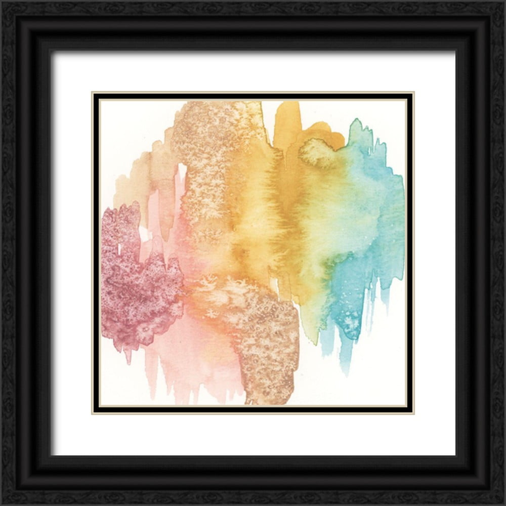 vdk atelier 26x26 Black Ornate Wood Framed with Double Matting Museum ...