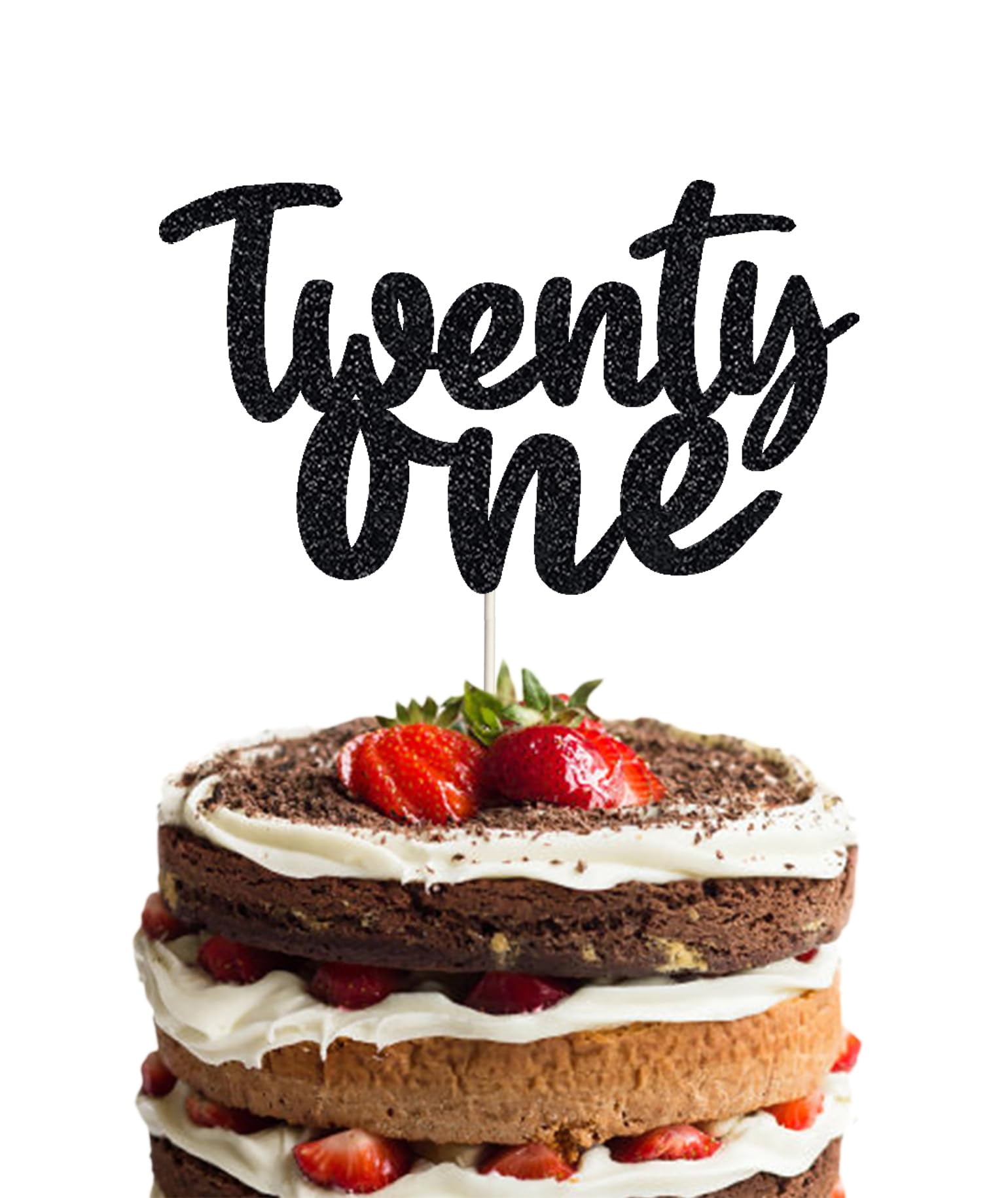 veegood Happy 21st Birthday SSF20 Cake Topper twenty one Birthday Cake ...