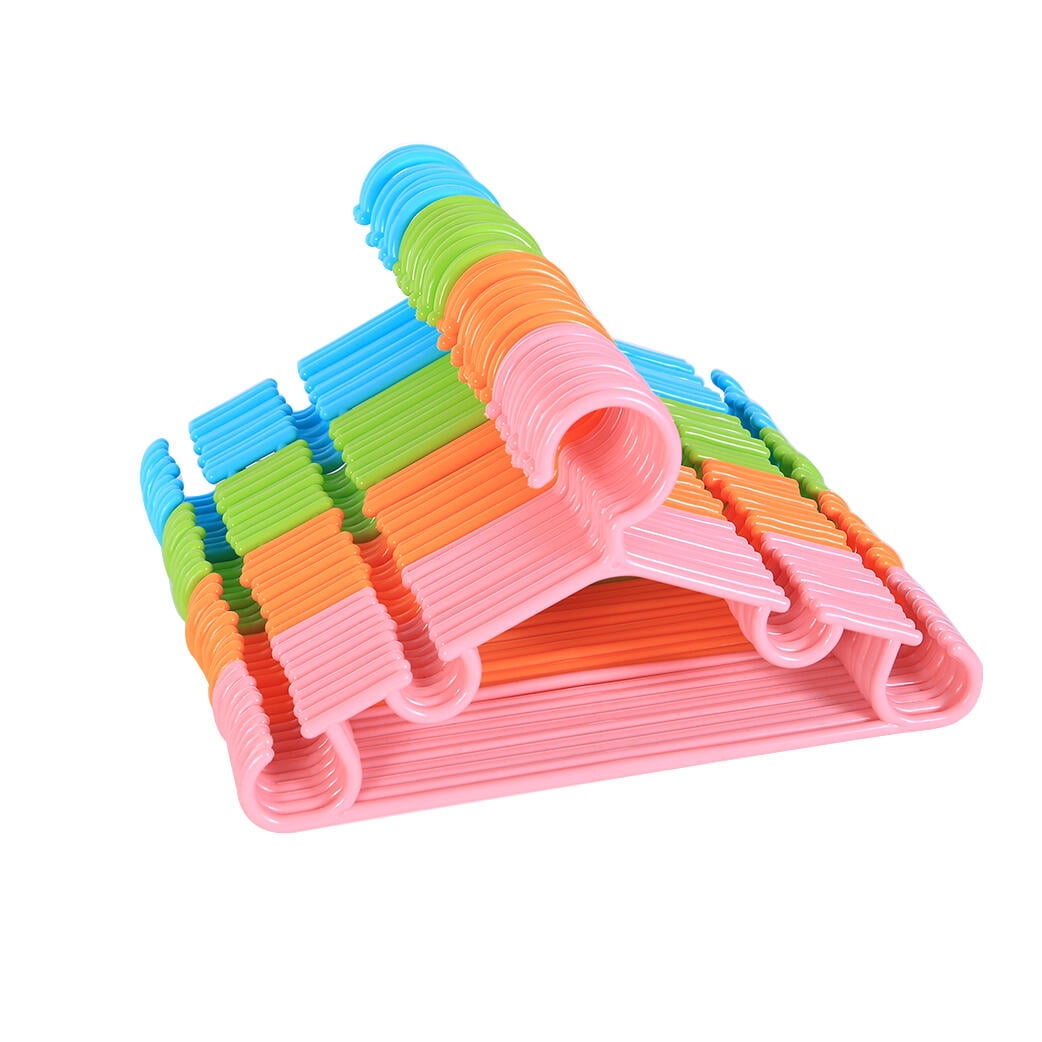 Veeyidd Kids Polypropylene Tier Plastic Baby Clothes Hangers with ...