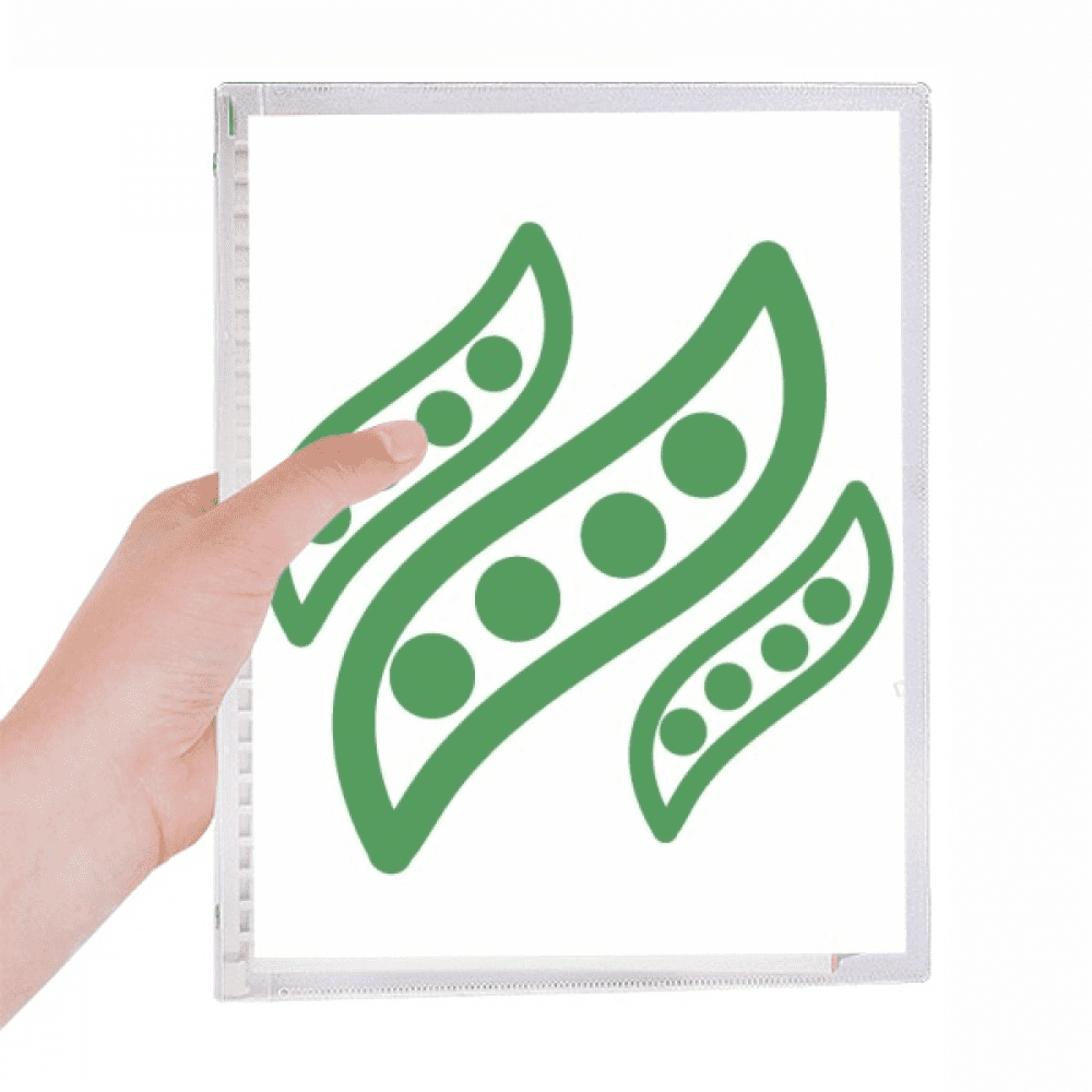 vegetable expression happy pea body notebook loose diary refillable ...